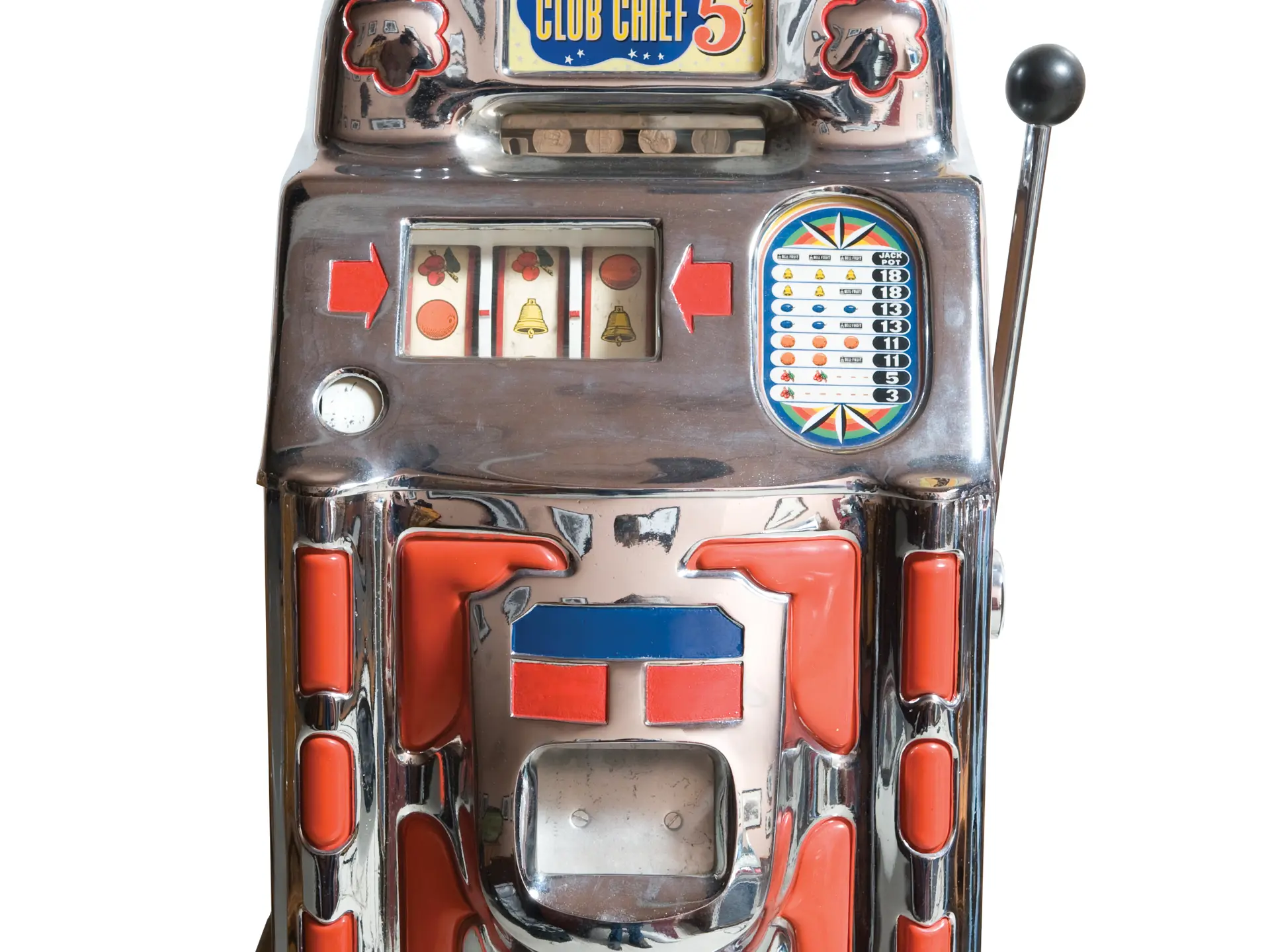 Jennings Super Deluxe Club Chief Slot Machine | The Astor Collection ...
