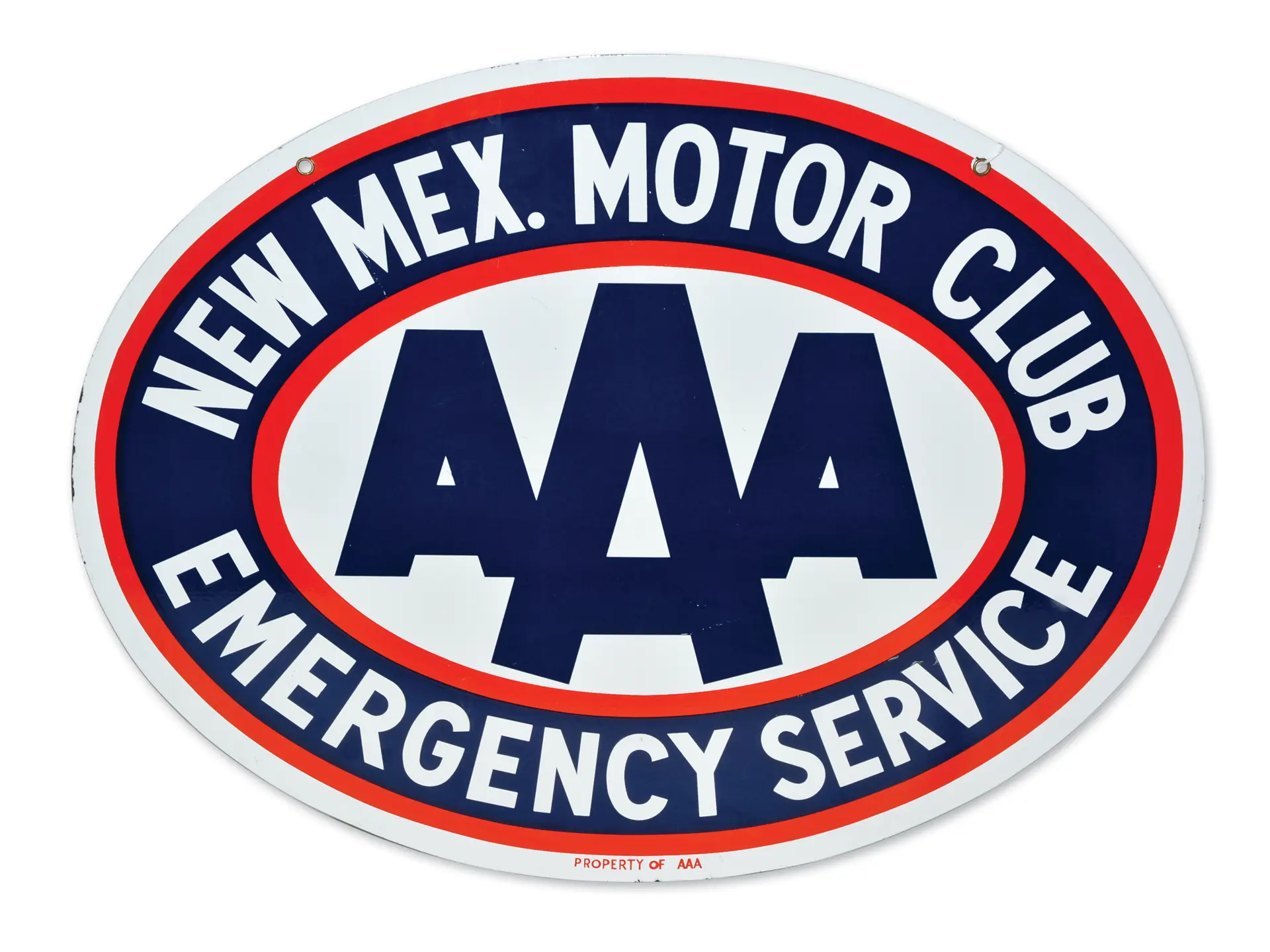 AAA New Mexico Emergency Service Sign | Auburn Spring 2019 | RM Sotheby's