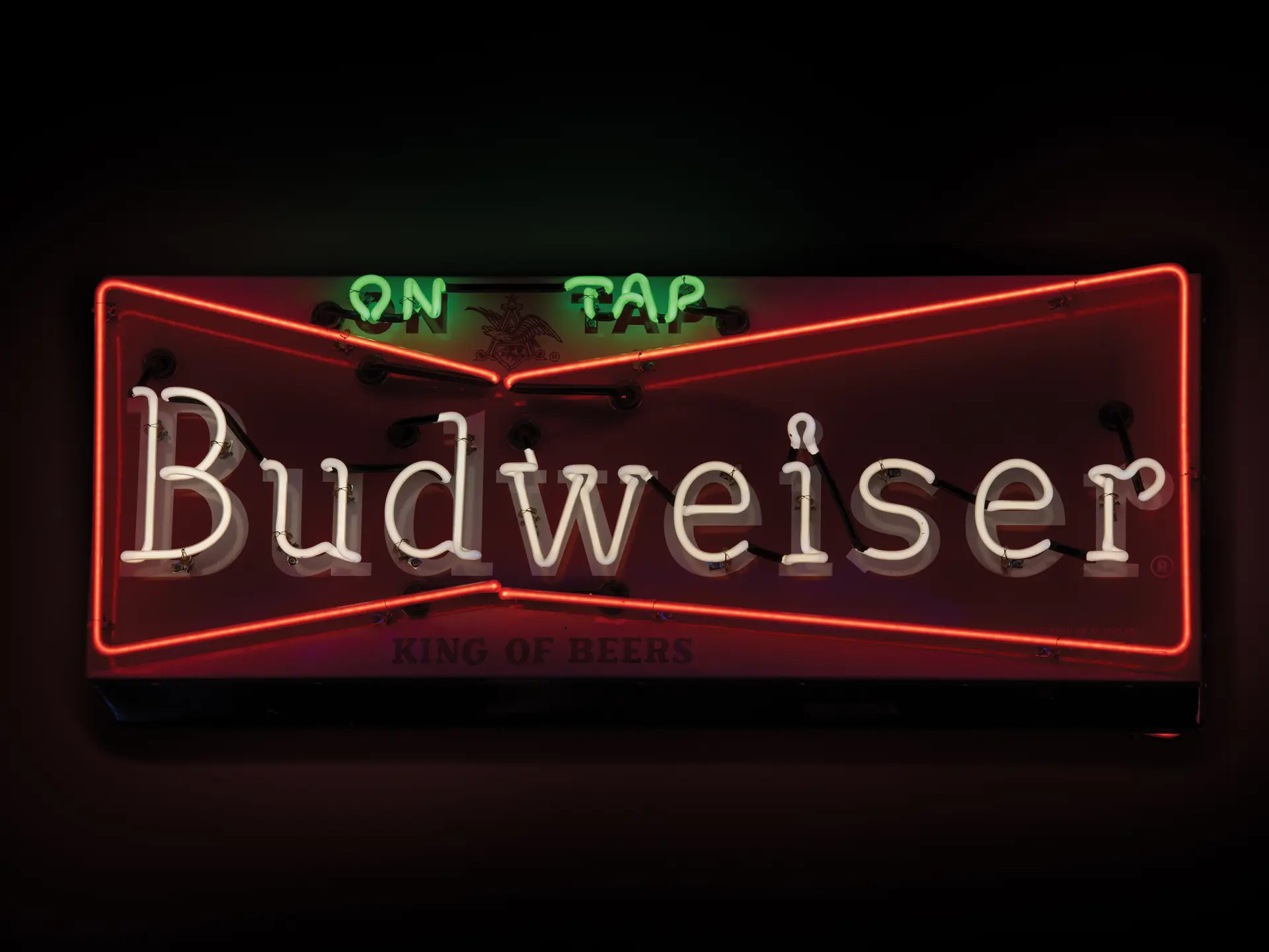 Budweiser On Tap Double-Sided Neon Sign | The Dingman Collection | RM ...