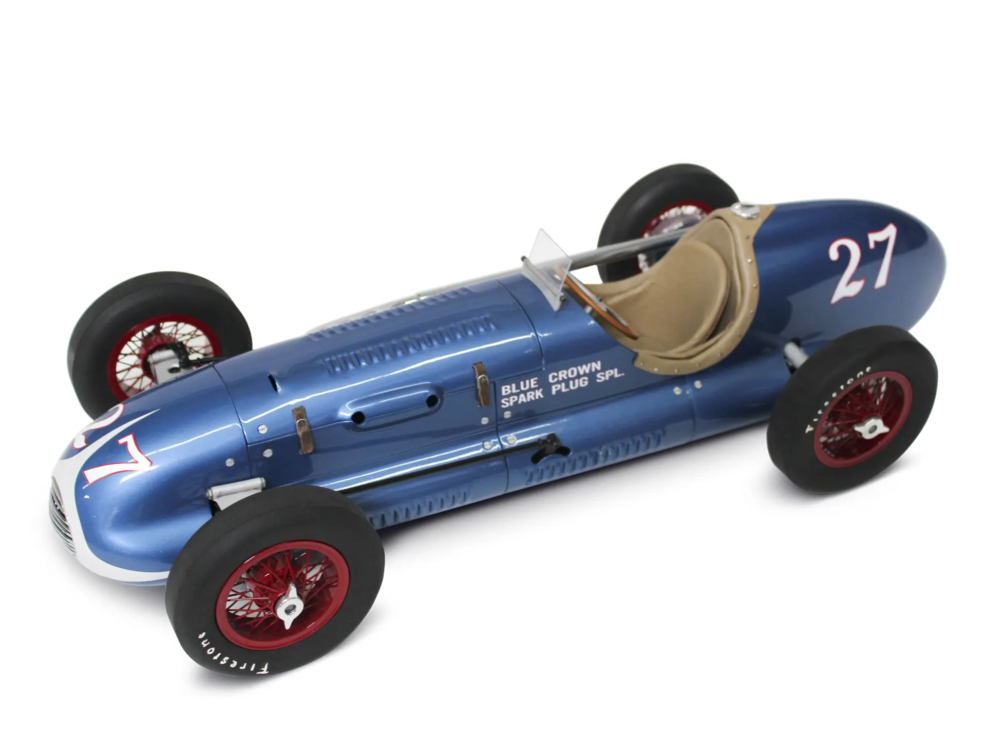 1947 Offenhauser Blue Crown Spark Plugs Indianapolis Car 1:8 Scale ...