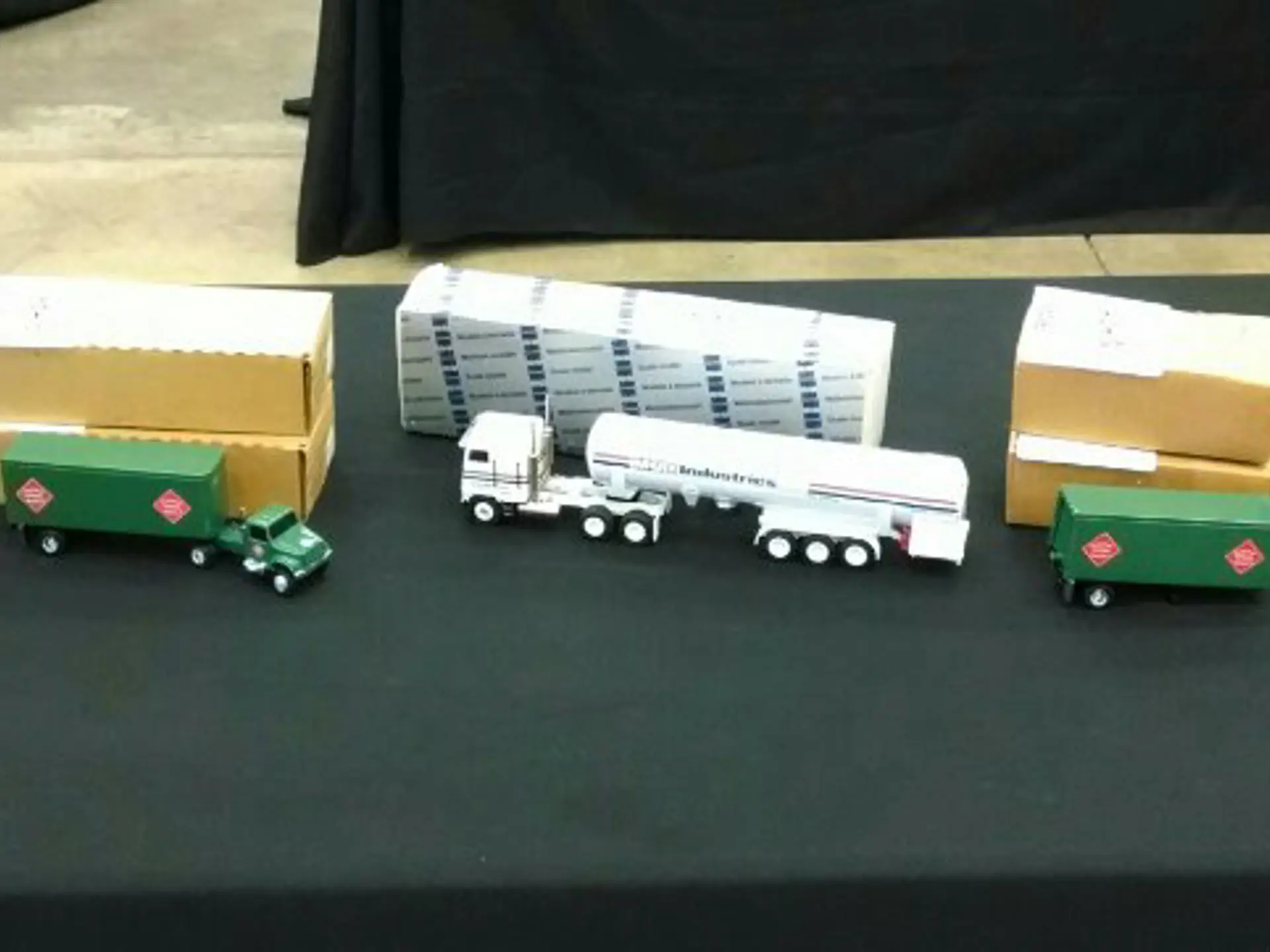 2-Straight Truck, 2-Trailers Railway Express, & 1 Conrad Tanker Truck ...