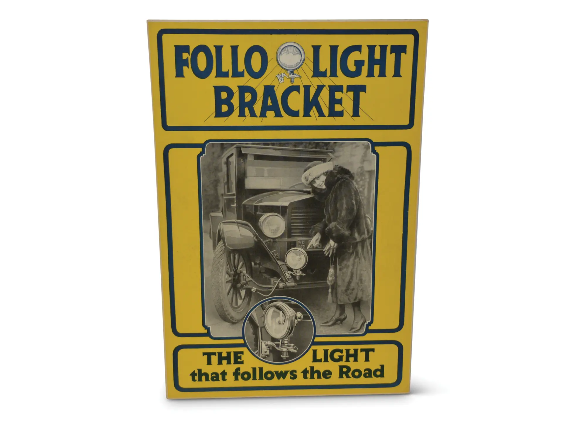 Follo Light Bracket "The Light that Follows the Road" Paper Sign ...