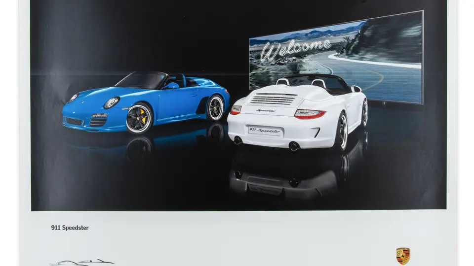 Three Porsche 911 Speedster 25 Years of Porsche Exclusive Advertising ...