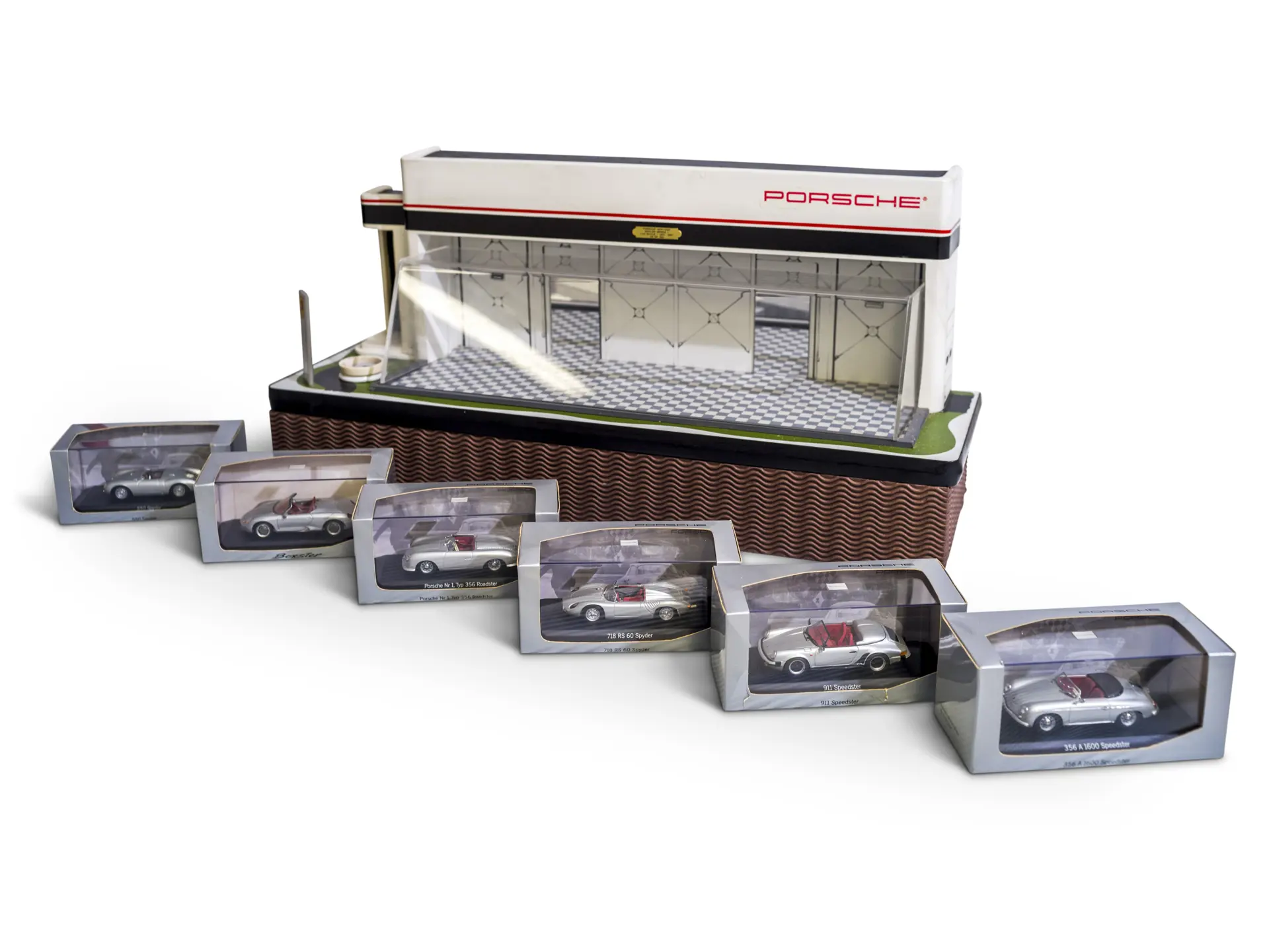 Porsche Heritage Dealer Display with 1:43 Scale Models | The White ...