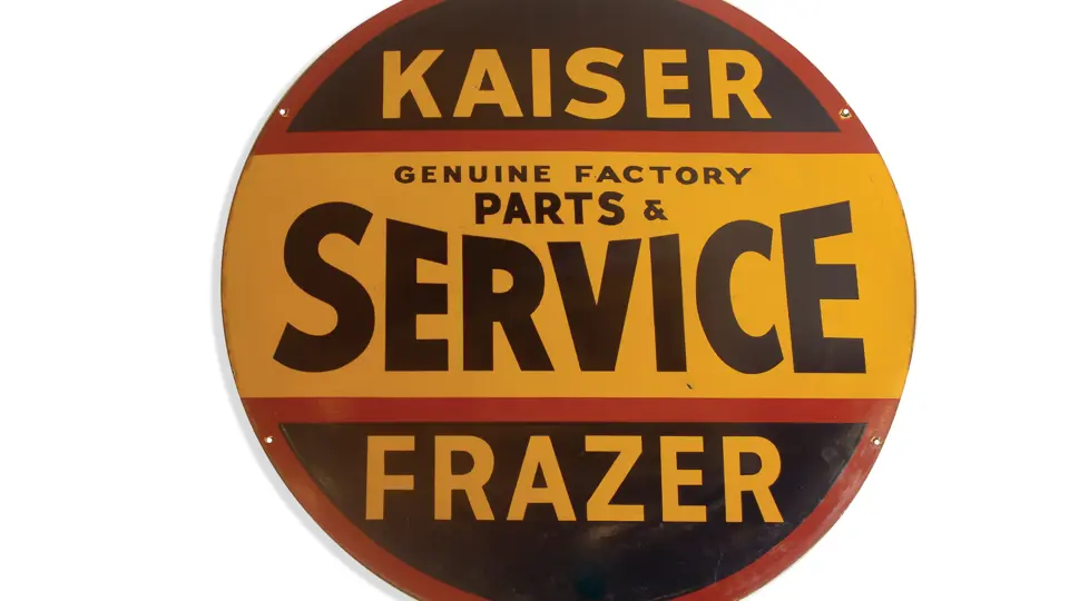 KAISER FRAZER SERVICE SIGN | The Ponder Collection | RM Sotheby's