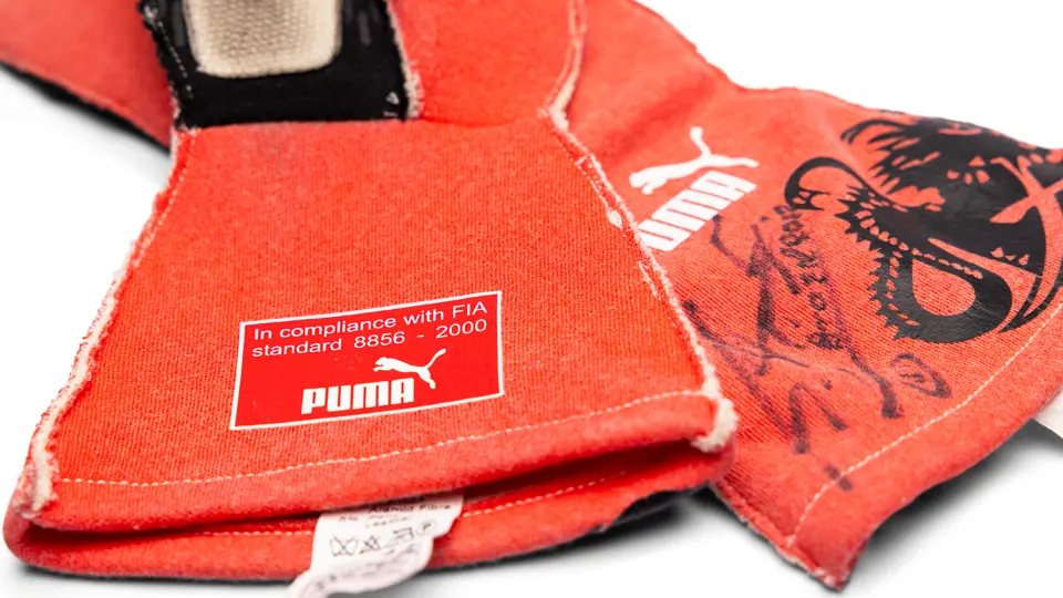 2012 Michael Schumacher Puma Signed Racing Gloves | The Schumacher and ...