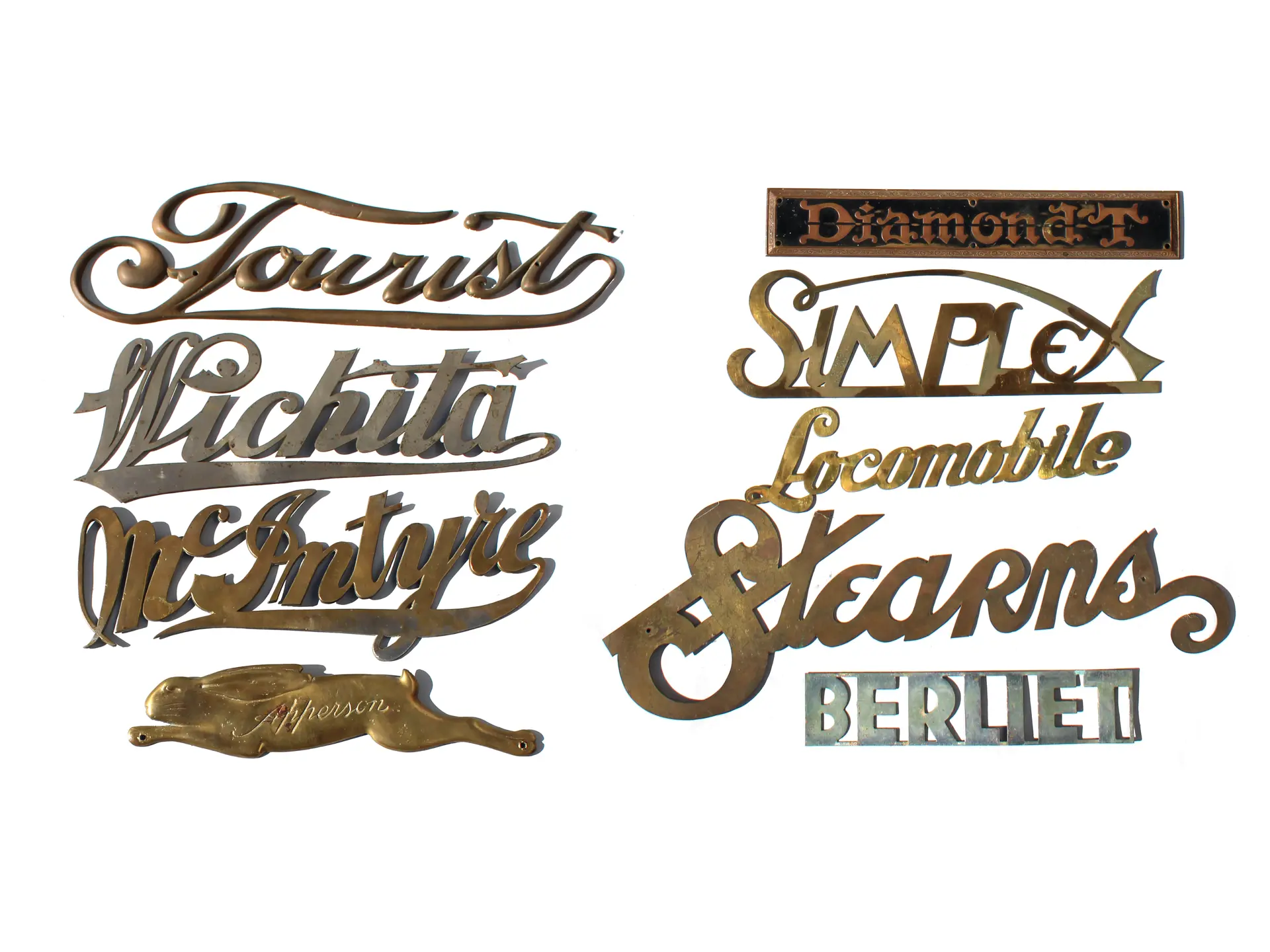 Collection of Early Brass Era Radiator Scripts | Hershey 2023 | RM ...