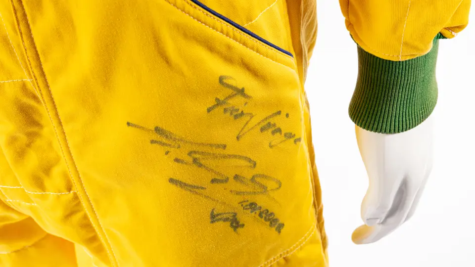 1992 Michael Schumacher Benetton Formula 1 Signed Replica Racing Suit ...