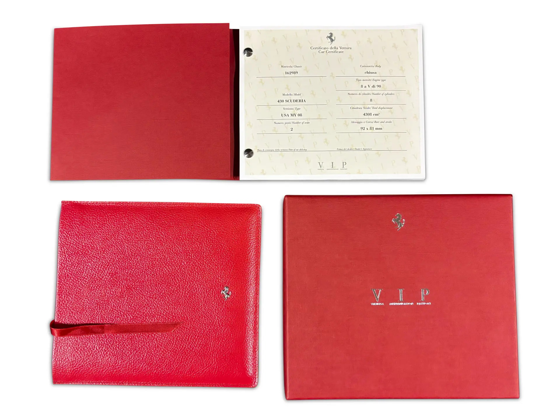 Ferrari 430 Scuderia VIP (Vehicle Identification Passport) | The Cohen ...