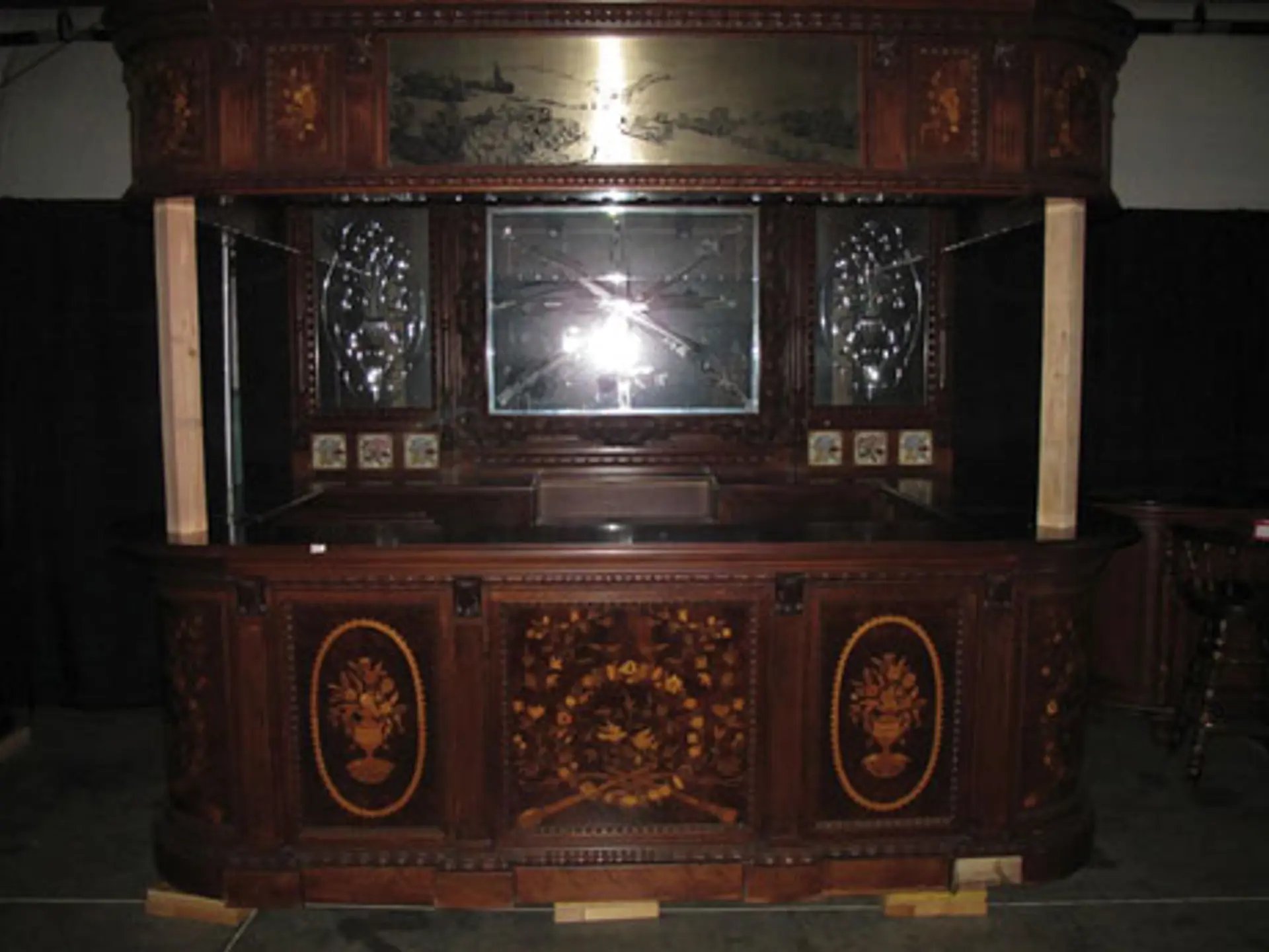 1929 Hand Carved Bar Installed in Cord Corporation Offices in Chicago ...