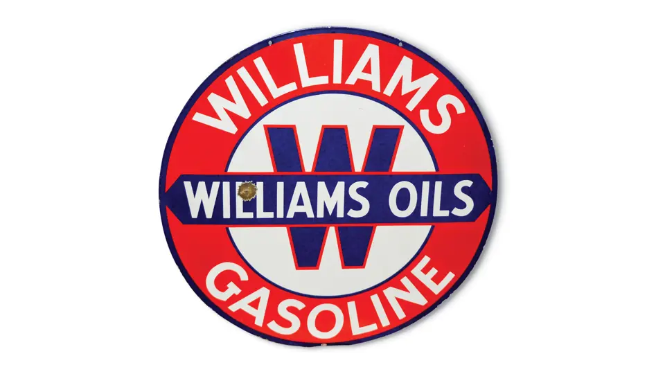 Williams Oils Gasoline Sign | Auburn Spring 2019 | RM Sotheby's