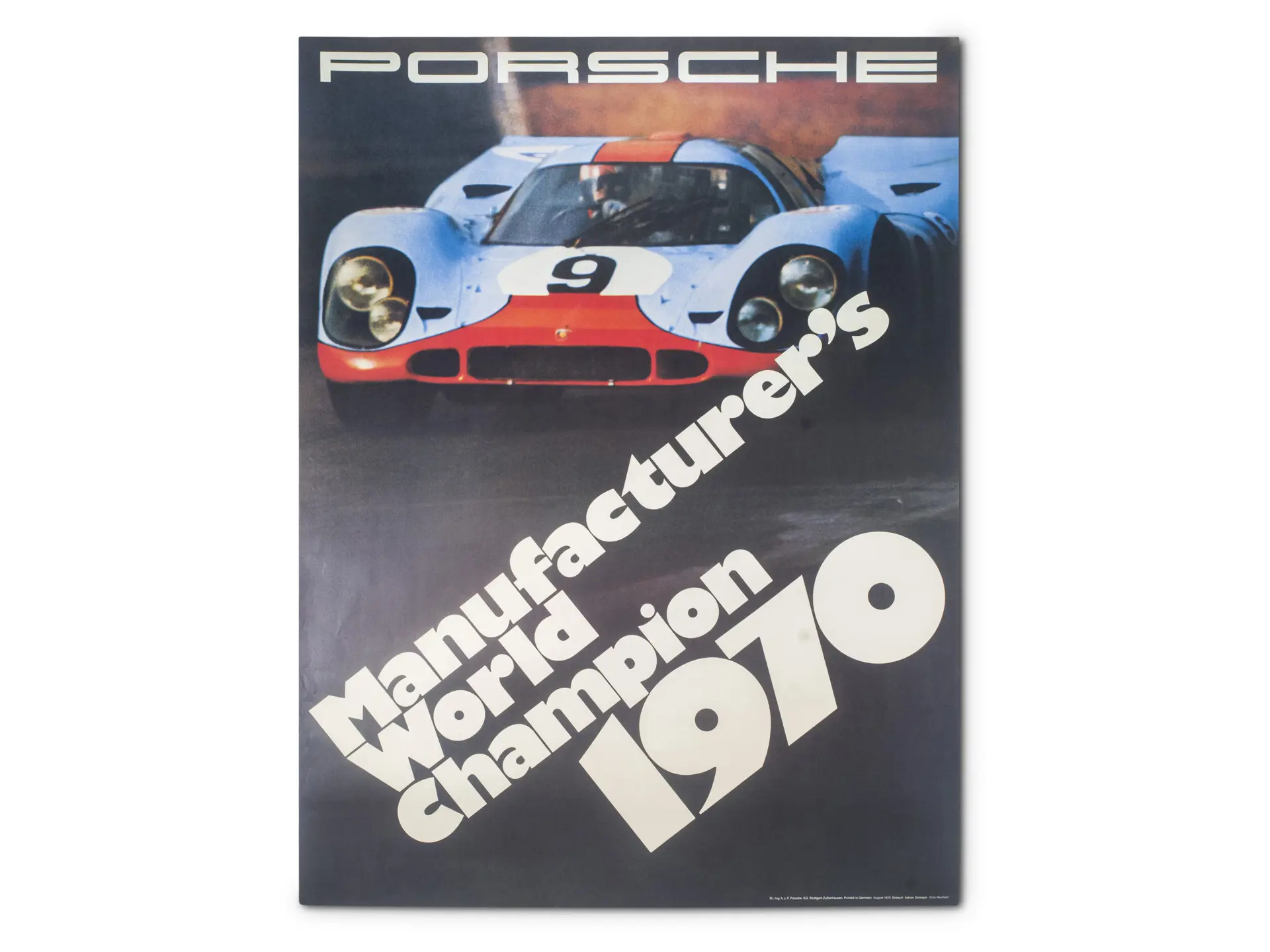 Porsche Manufacturer's World Champion, 1970 | A Lifetime of Porsche ...