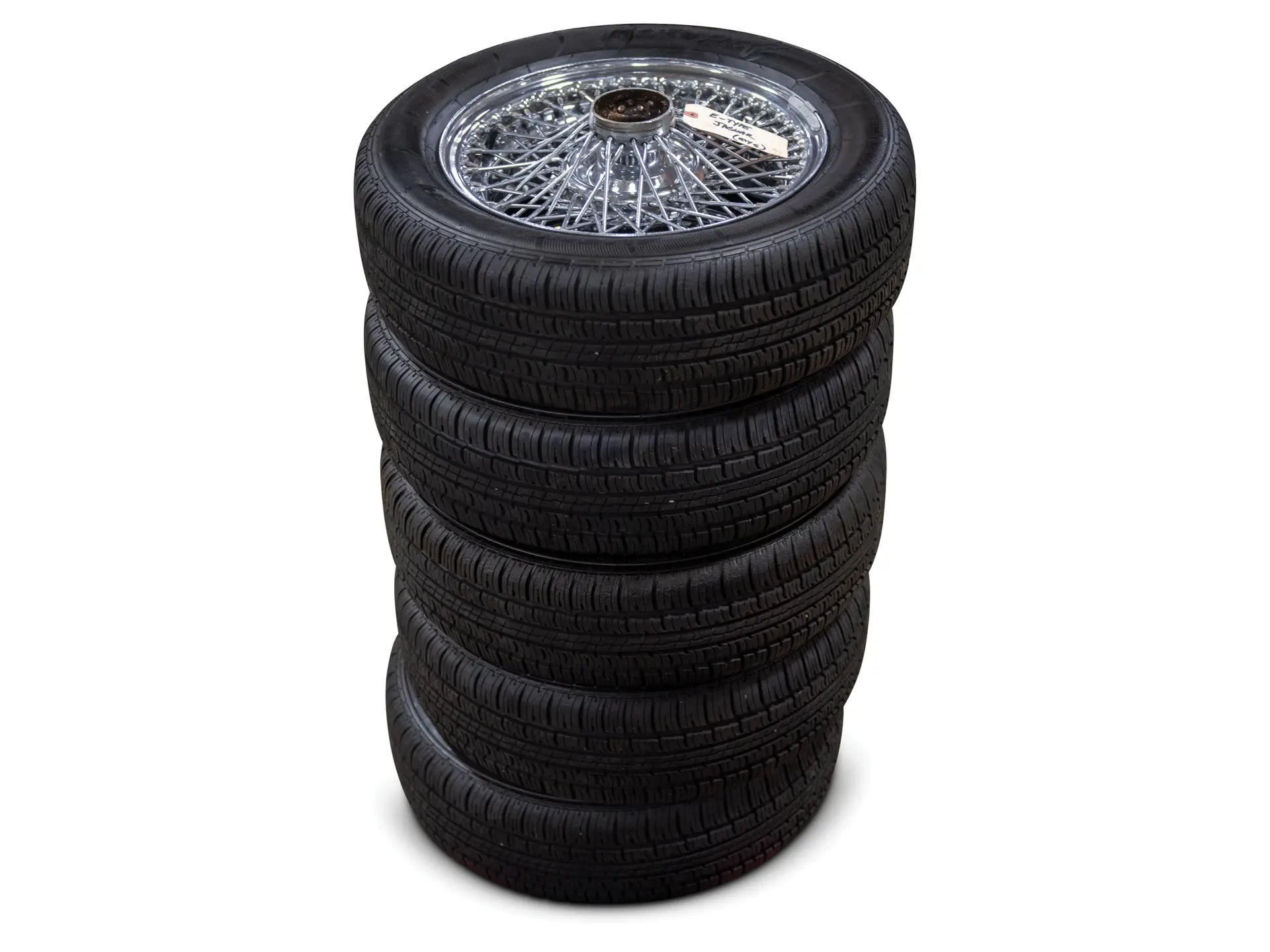 Jaguar E-Type 15-in. Wire Wheels with Mastercraft Tires | The Elkhart ...