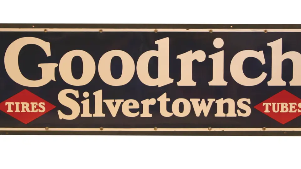 GOODRICH SIGN | Private Collection of Tom & Marlene Stackhouse | RM ...