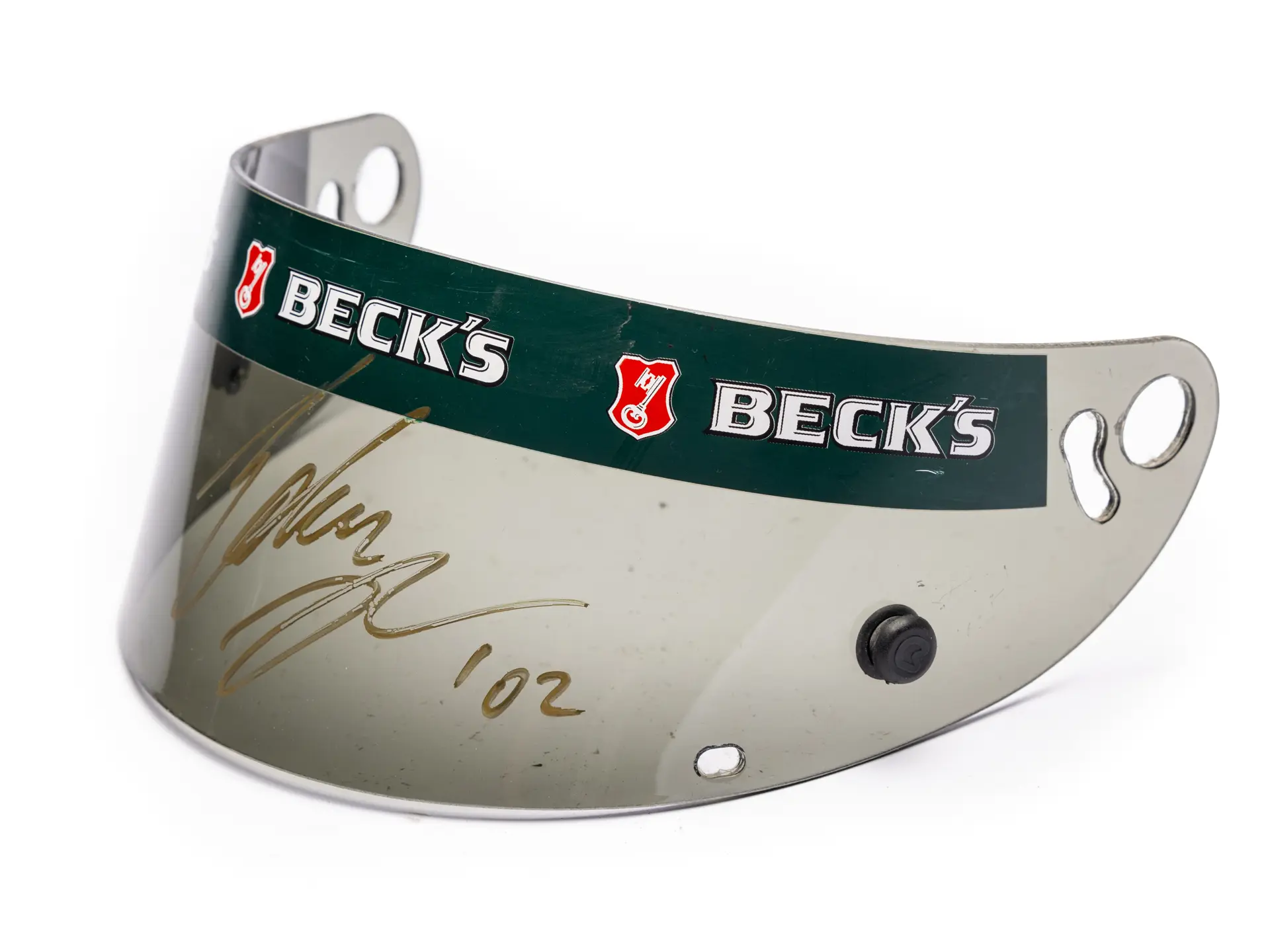 2002 Eddie Irvine Jaguar Racing Formula 1 Signed Visor | The Schumacher ...