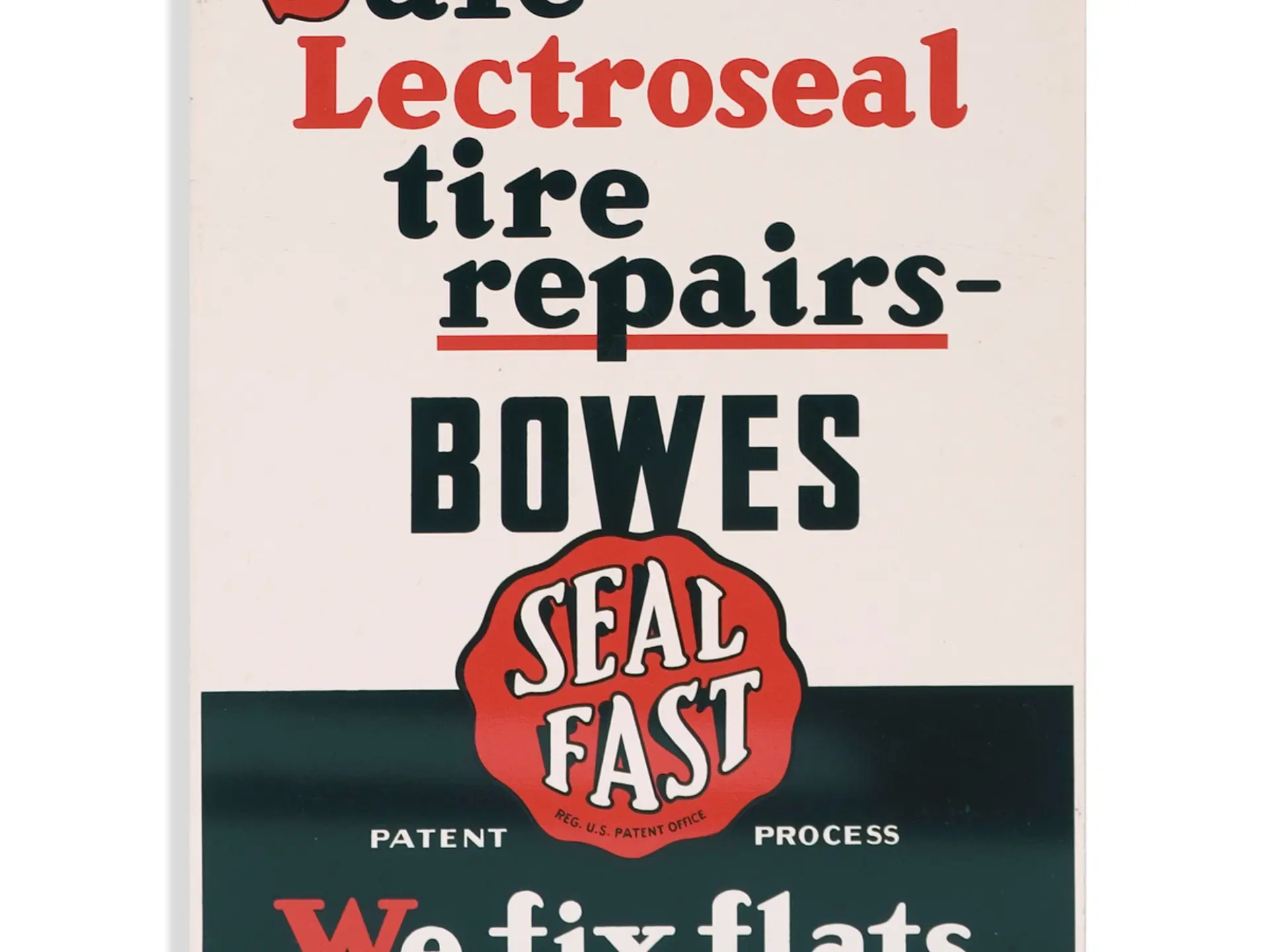 BOWES SEAL FAST THERMOMETER AND SIGN | The Ponder Collection | RM Sotheby's