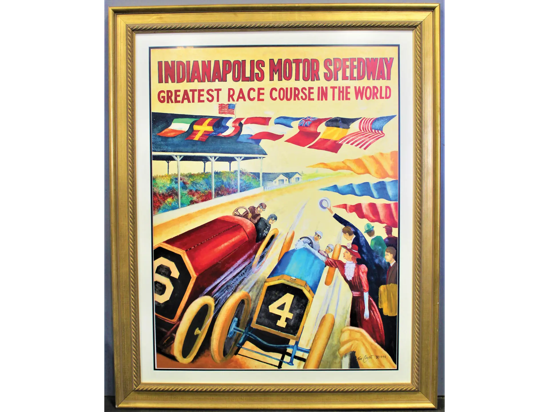 Indianapolis Motor Speedway Poster Painting | Auburn Fall 2018 | RM ...