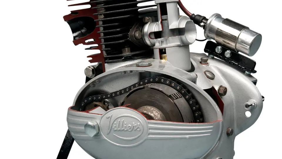 Villiers Cut-Away Display Engine | The Bruce Weiner Microcar Museum ...