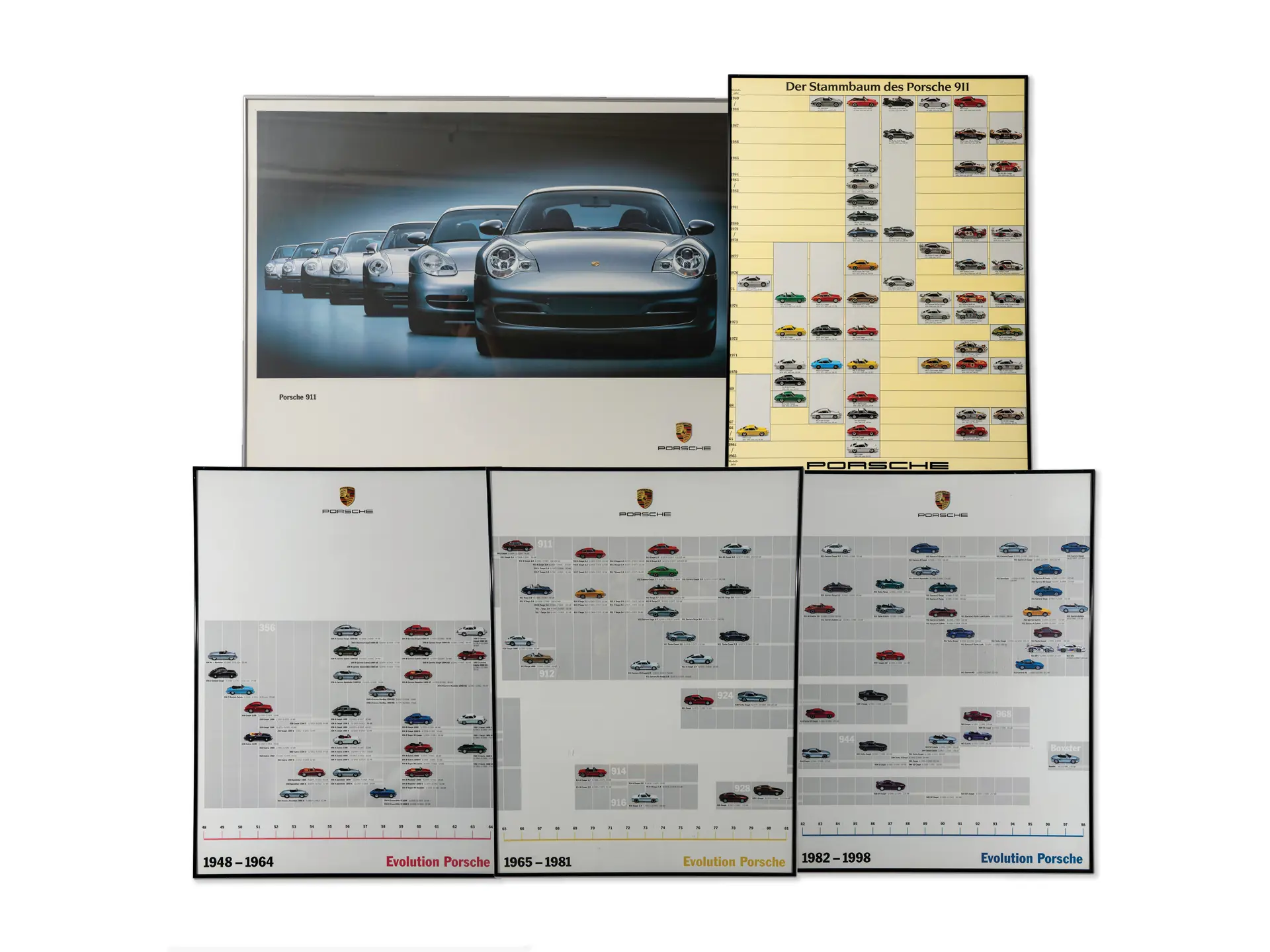 Evolution of Porsche Framed Posters | The Taj Ma Garaj Collection | RM ...