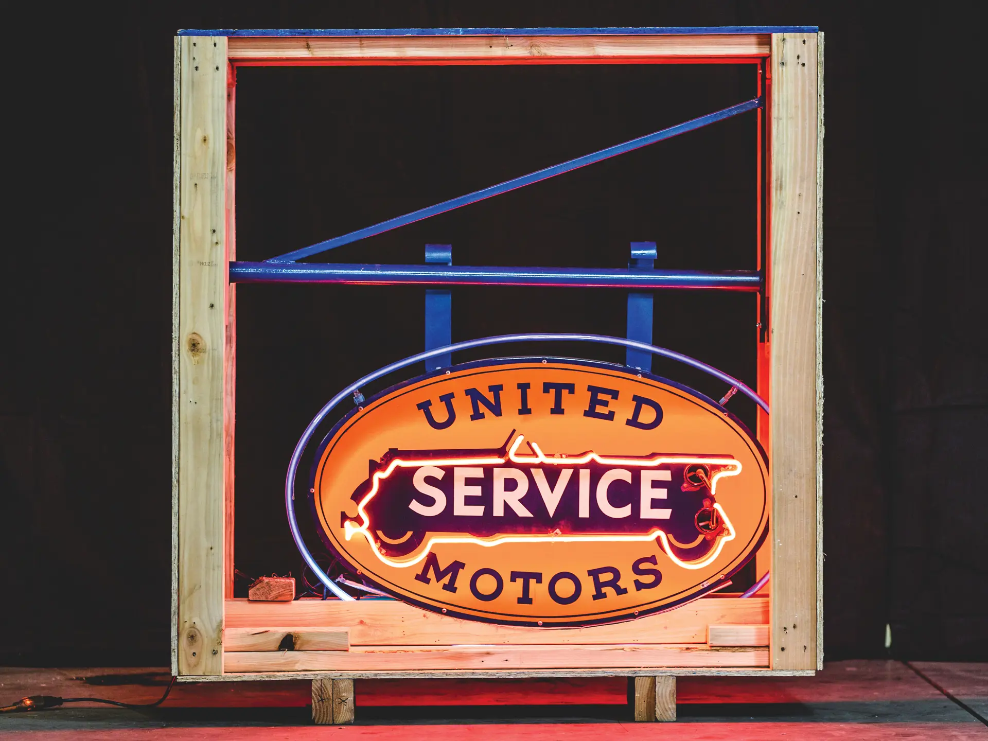 United Motor Service Neon Sign | Auburn Spring 2019 | RM Sotheby's