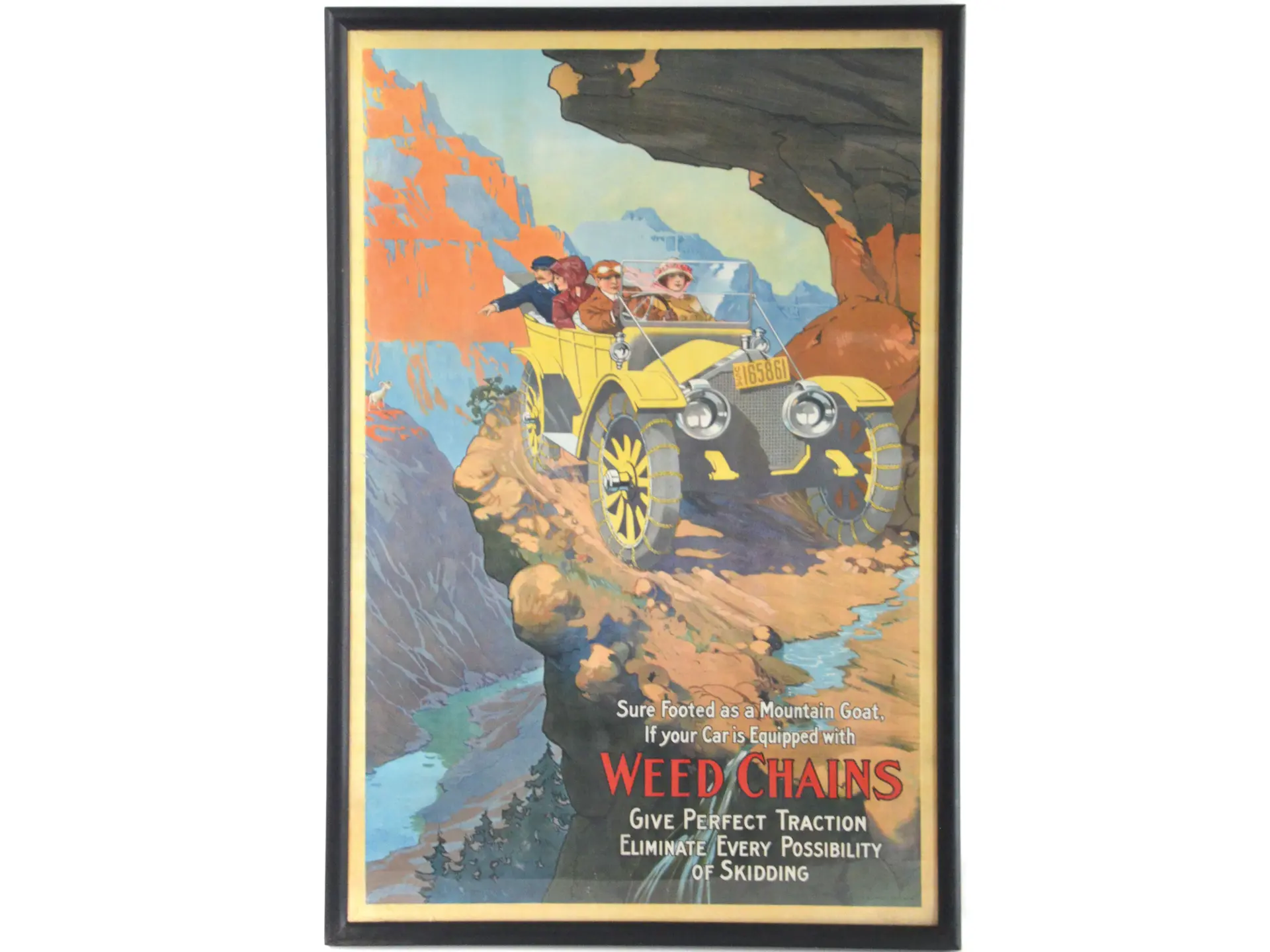 An original 'Weed Chains' advertising poster, Circa 1920s | Auburn ...