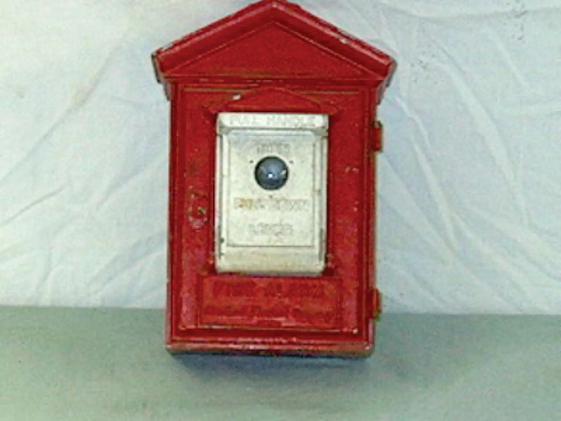 1950s fire alarm box on cast iron base with custom made post | The ...