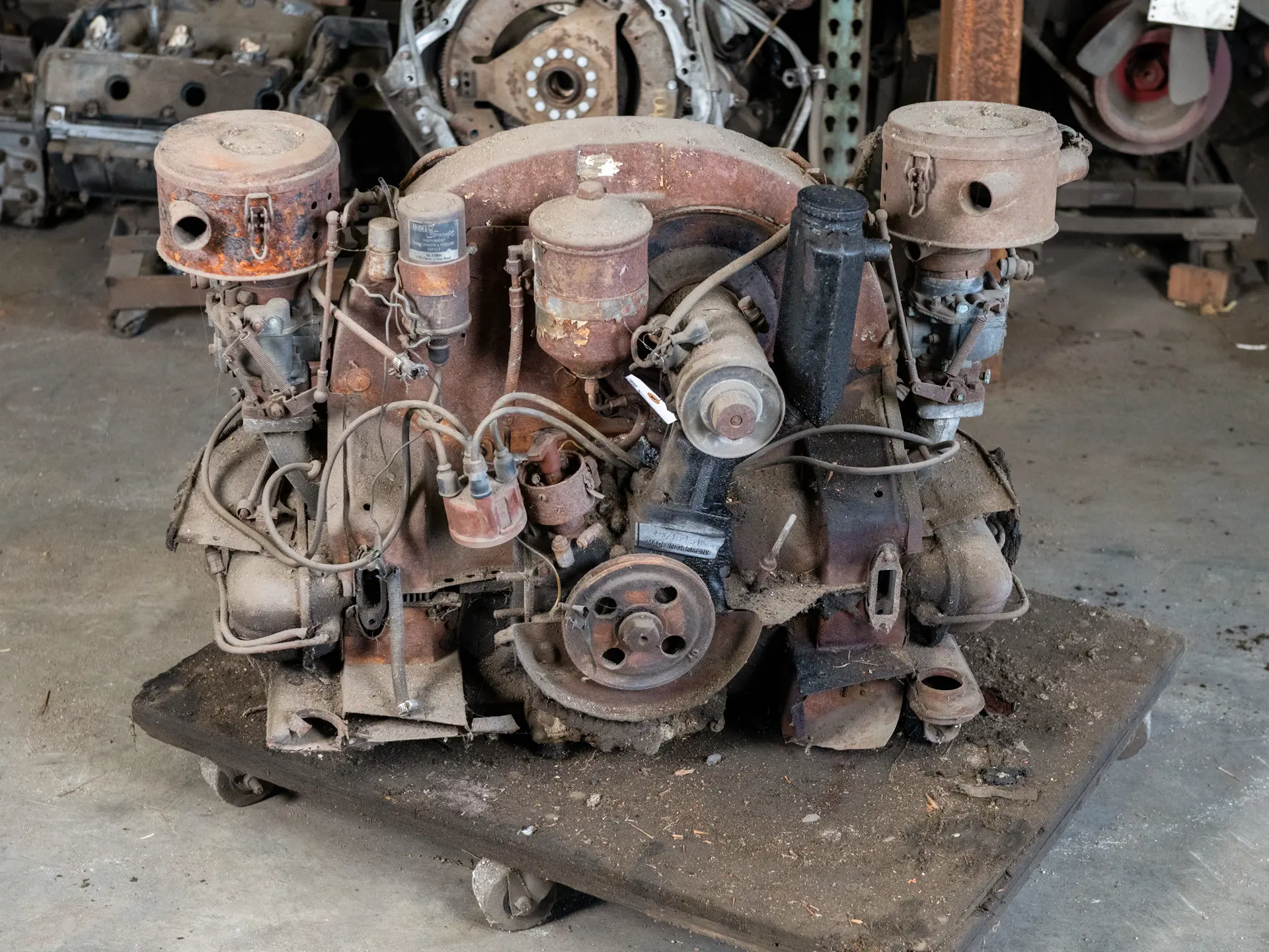 Porsche 356 C 1600 Engine | The Junkyard: The Rudi Klein Collection ...