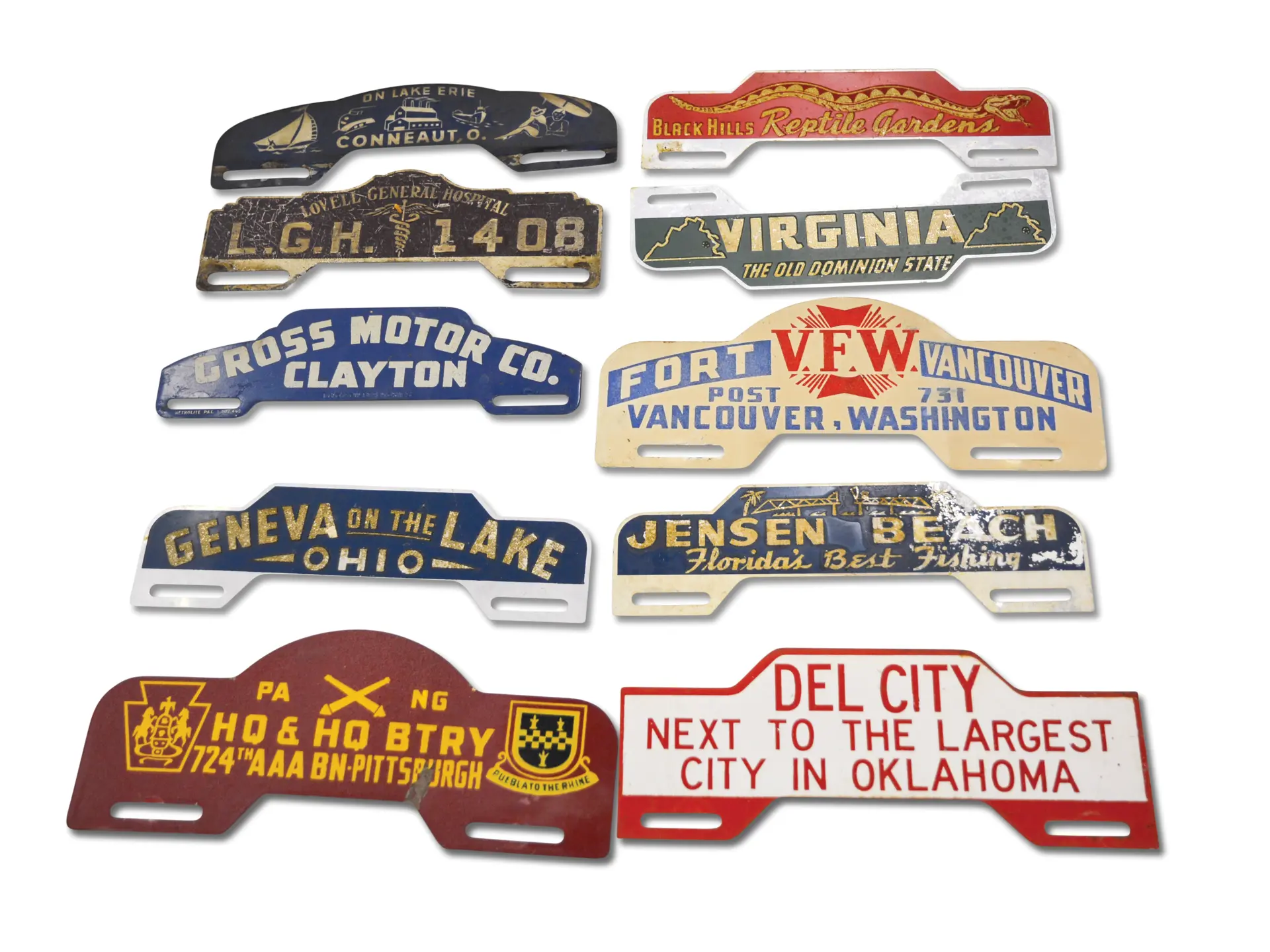 Ten License Plate Attachments | Auburn Fall 2019 | RM Sotheby's