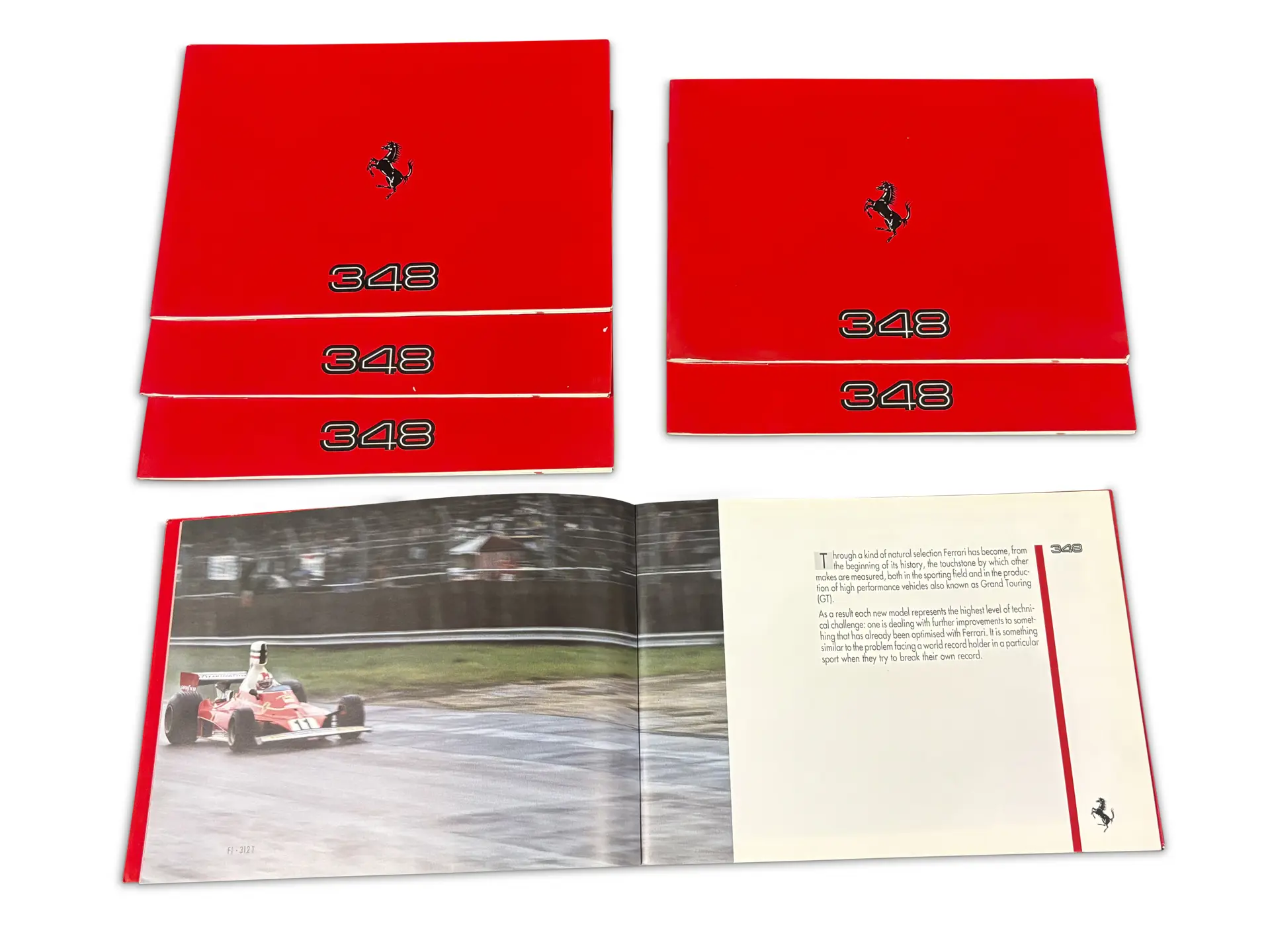 Six Ferrari 348 Press Books | The Cohen Collection | RM Sotheby's
