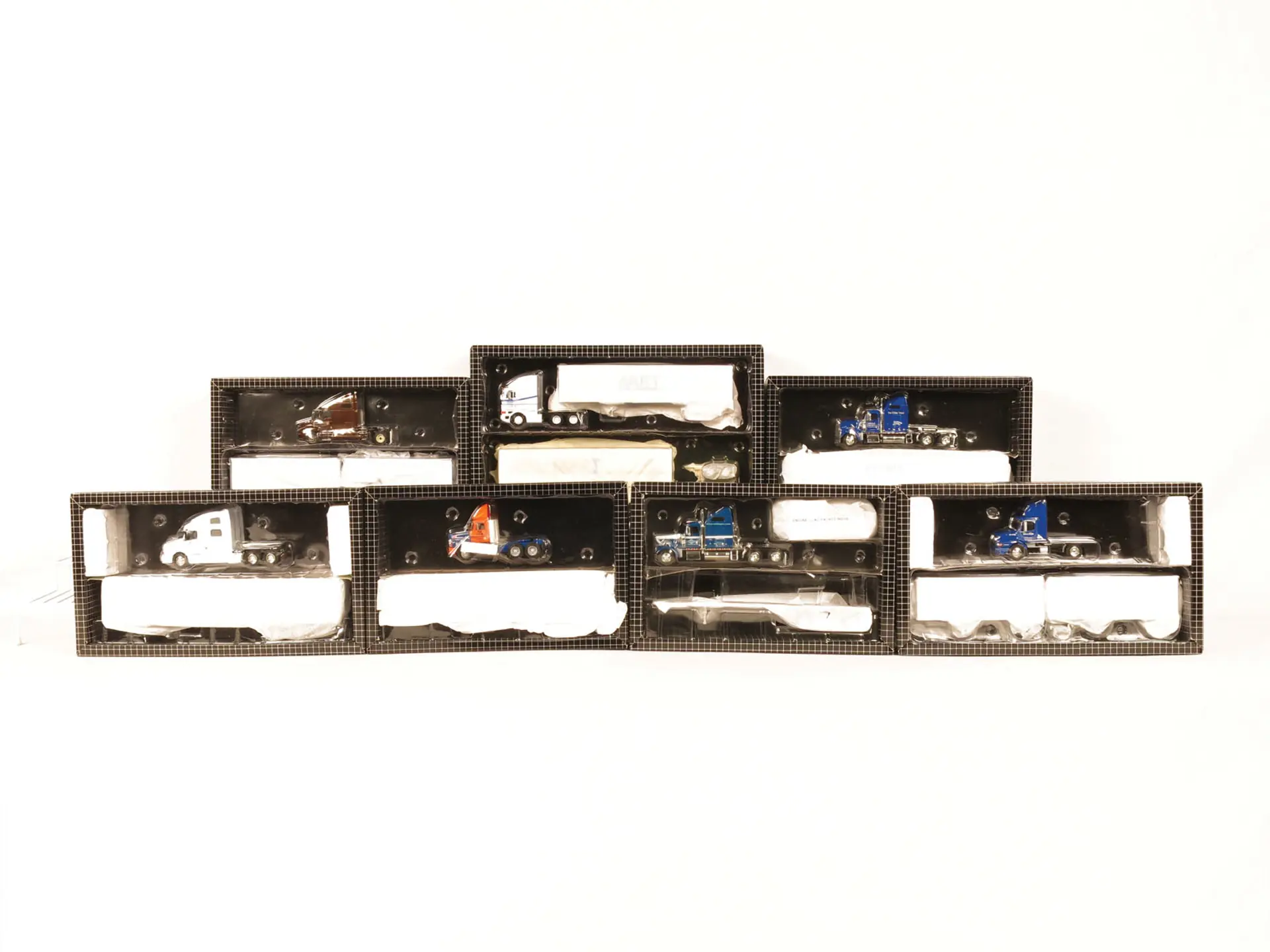 Seven 1/64 Scale Precision Engineered Models of Various Companies ...