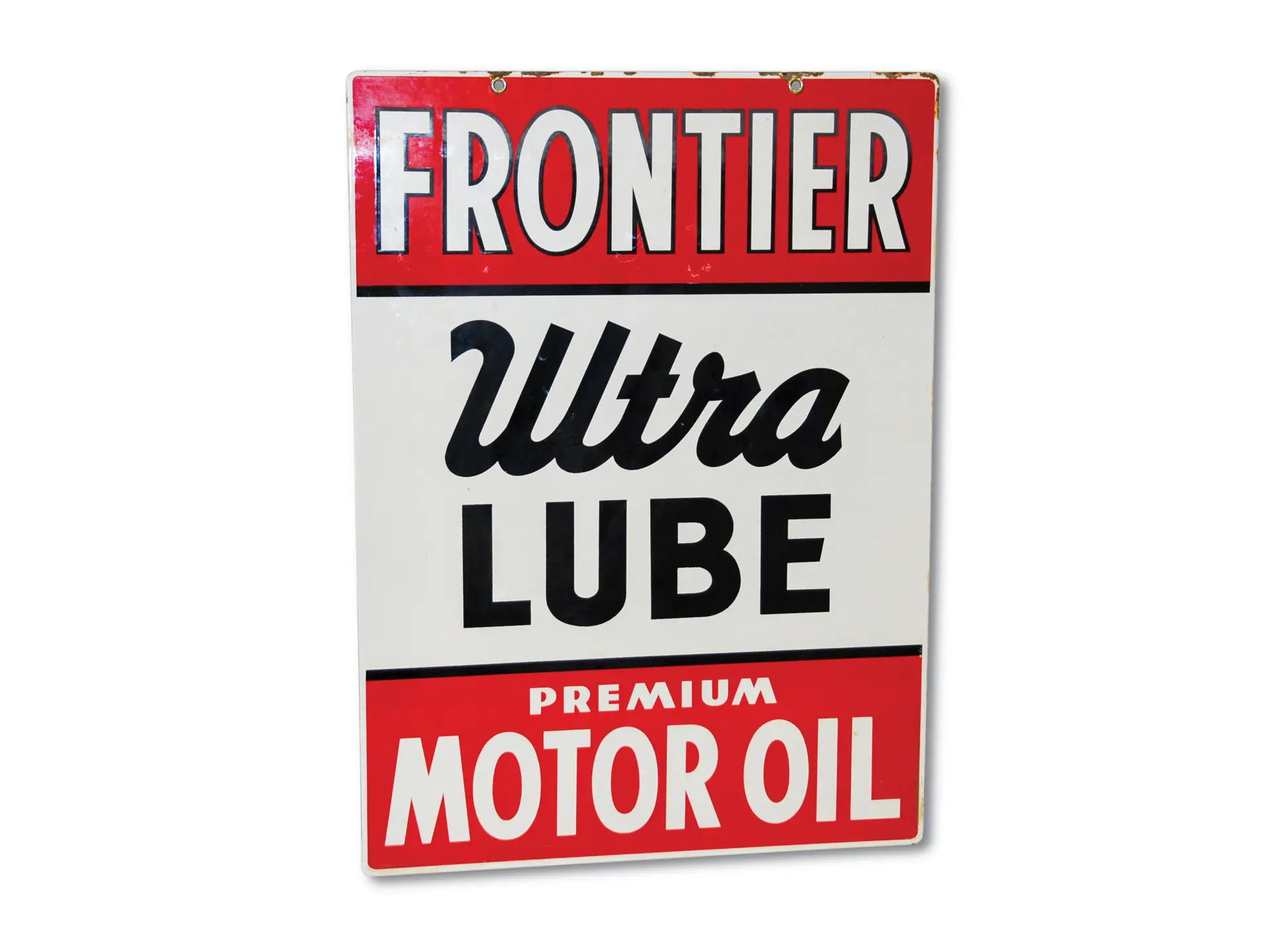Frontier Ultra Lube Premium Motor Oil Sign | Auburn Spring 2019 | RM ...