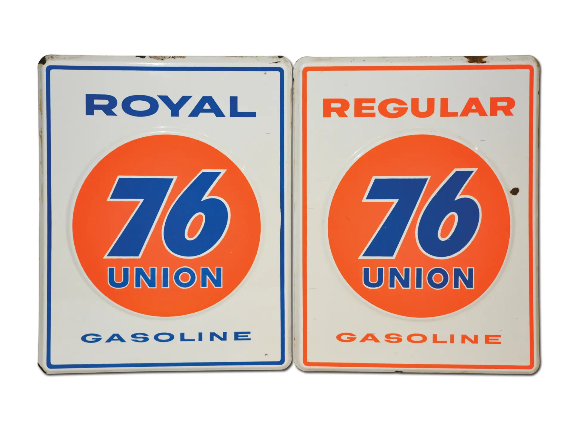 Royal 76 Union and Regular 76 Union Porcelain Signs | Fort Lauderdale ...