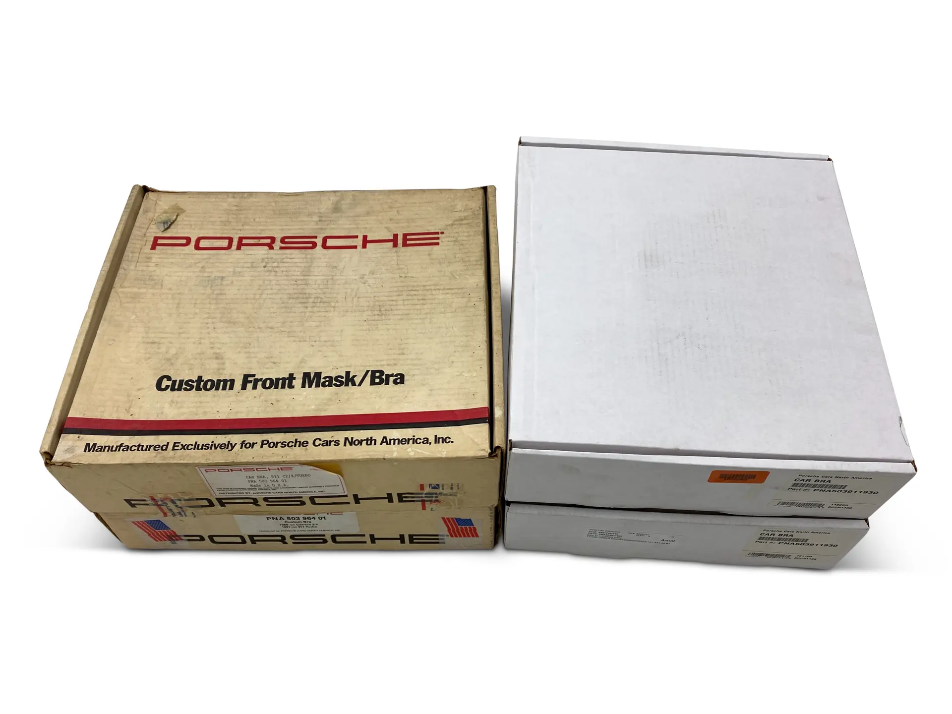 Four Porsche 911 Bras, Packaged | The White Collection | Online | RM ...
