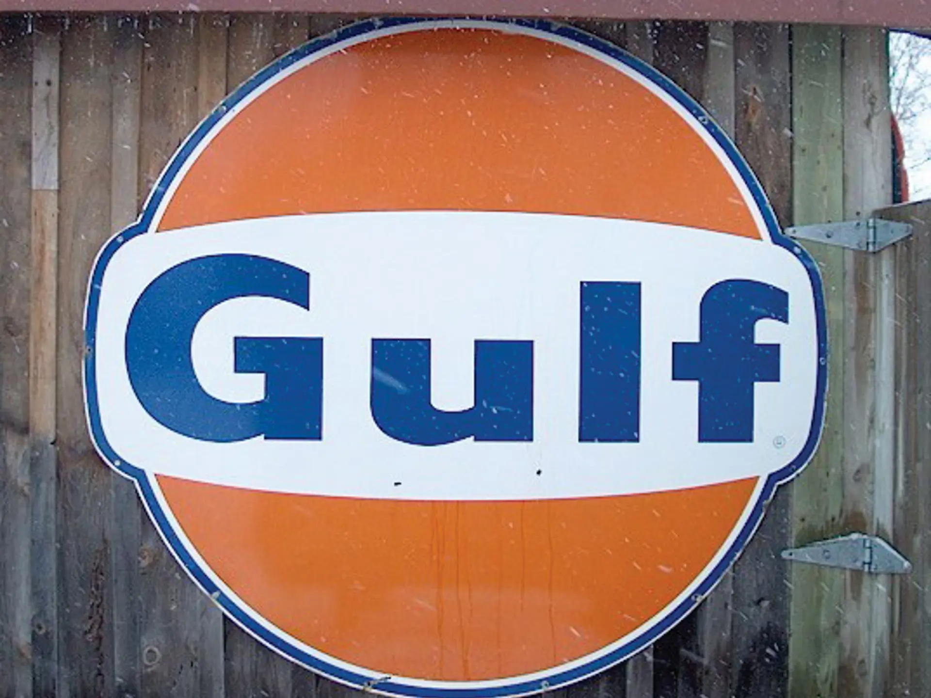 1950s Porcelain Gulf Sign | The Florida Collector Car Auction 2005 | RM Sotheby's