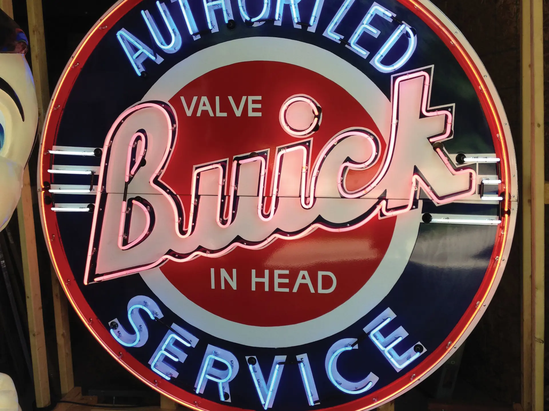 Original Buick Dealership Porcelain Neon Sign | Auburn Fall 2014 | RM ...