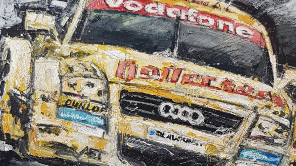 Audi DTM Painting by Armin Flossdorf | #Race Against Covid | RM Sotheby's