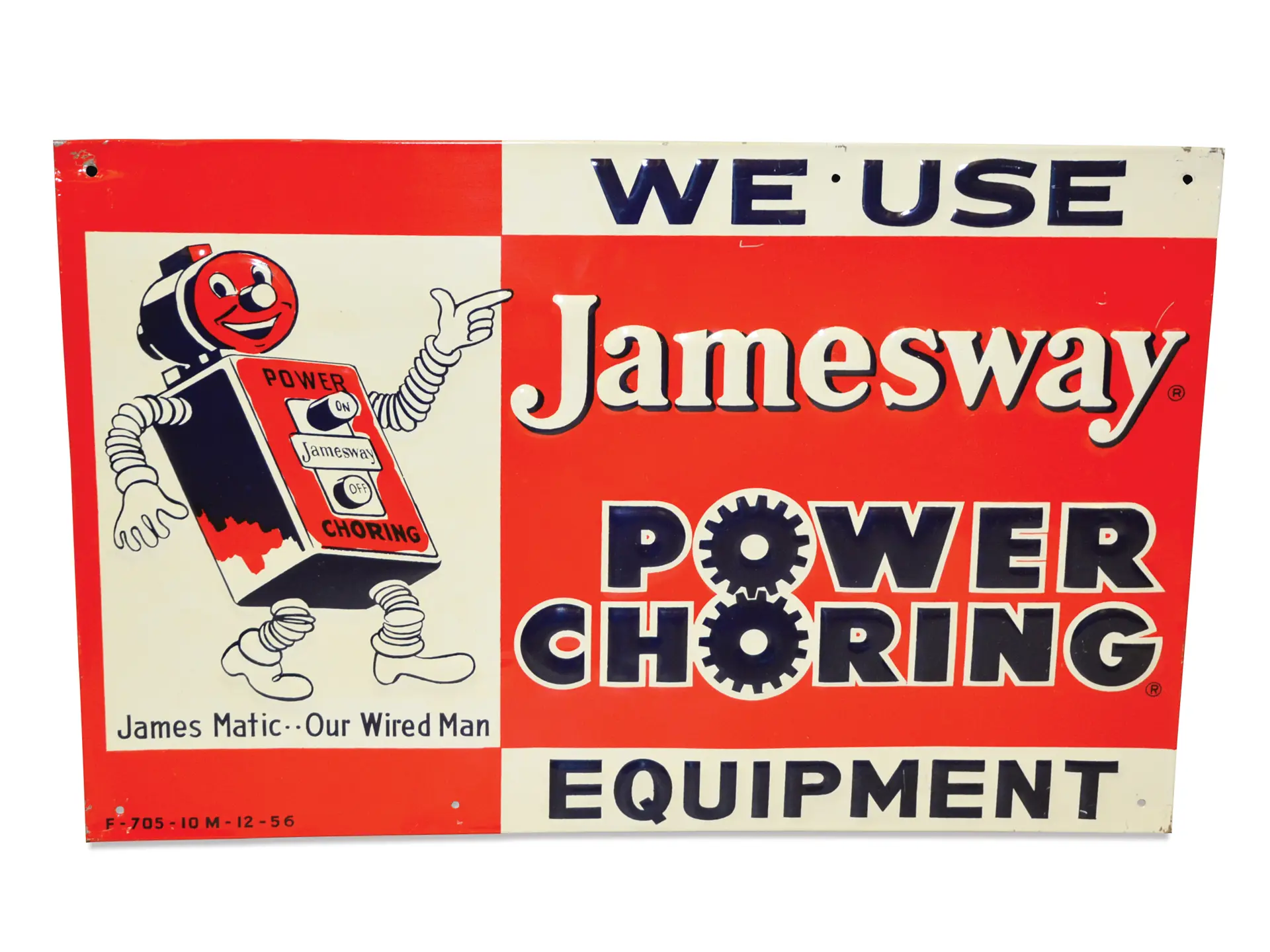 We Use Jamesway Power Choring Equipment Sign | Auburn Spring 2019 | RM ...