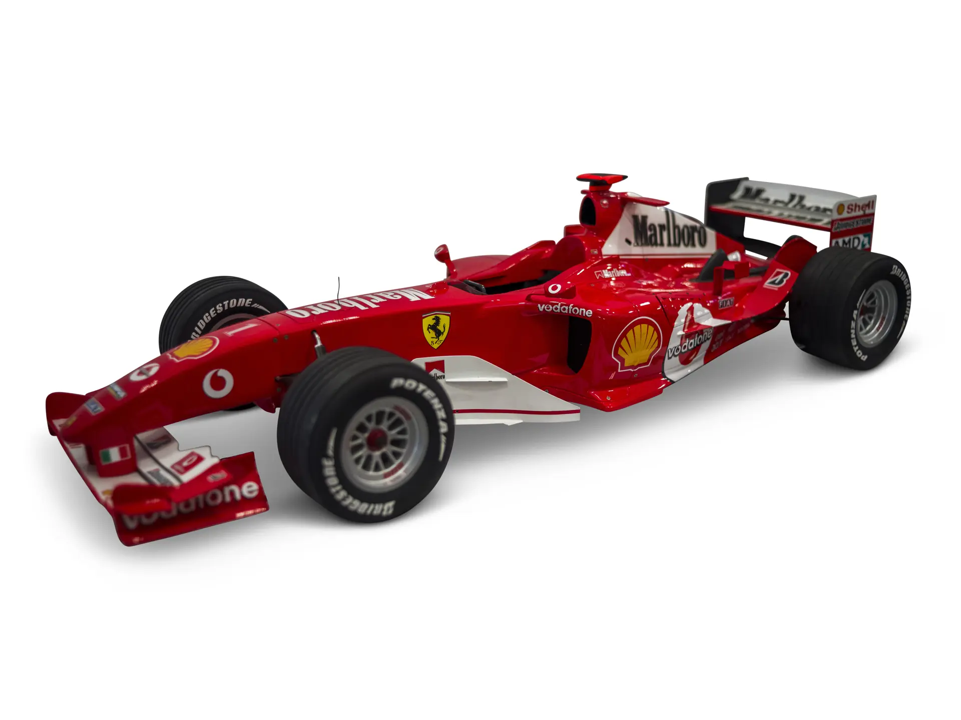 Ferrari F2004 1/5th Scale Model by S.P.O.R.T.S. Models with Table ...