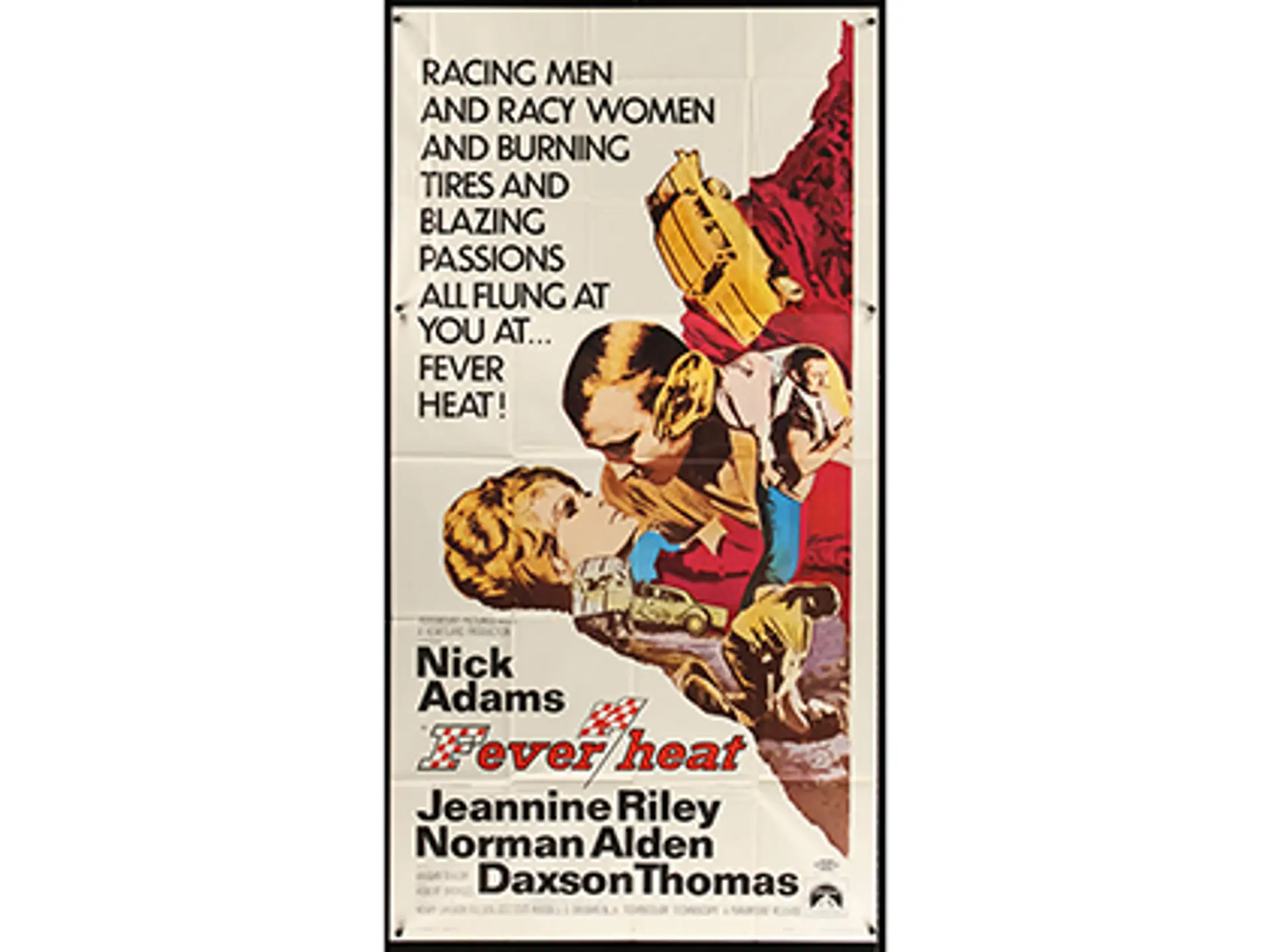 Fever Heat, 1968 Original Release Three Sheet Movie Poster. 81 x 41 ins. | Santa Monica 2016 ...