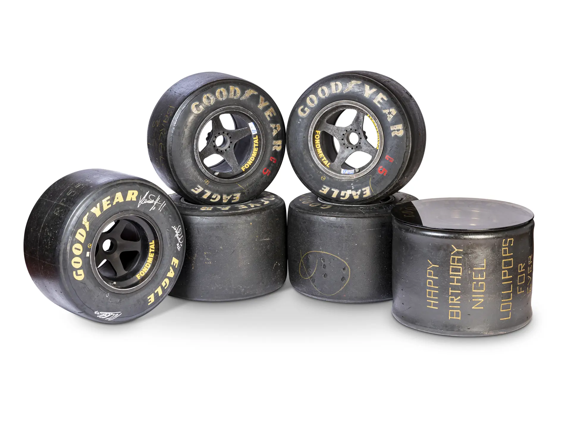 Five Williams and Lotus Formula 1 Fondmetal Wheel | Nigel Mansell’s ...