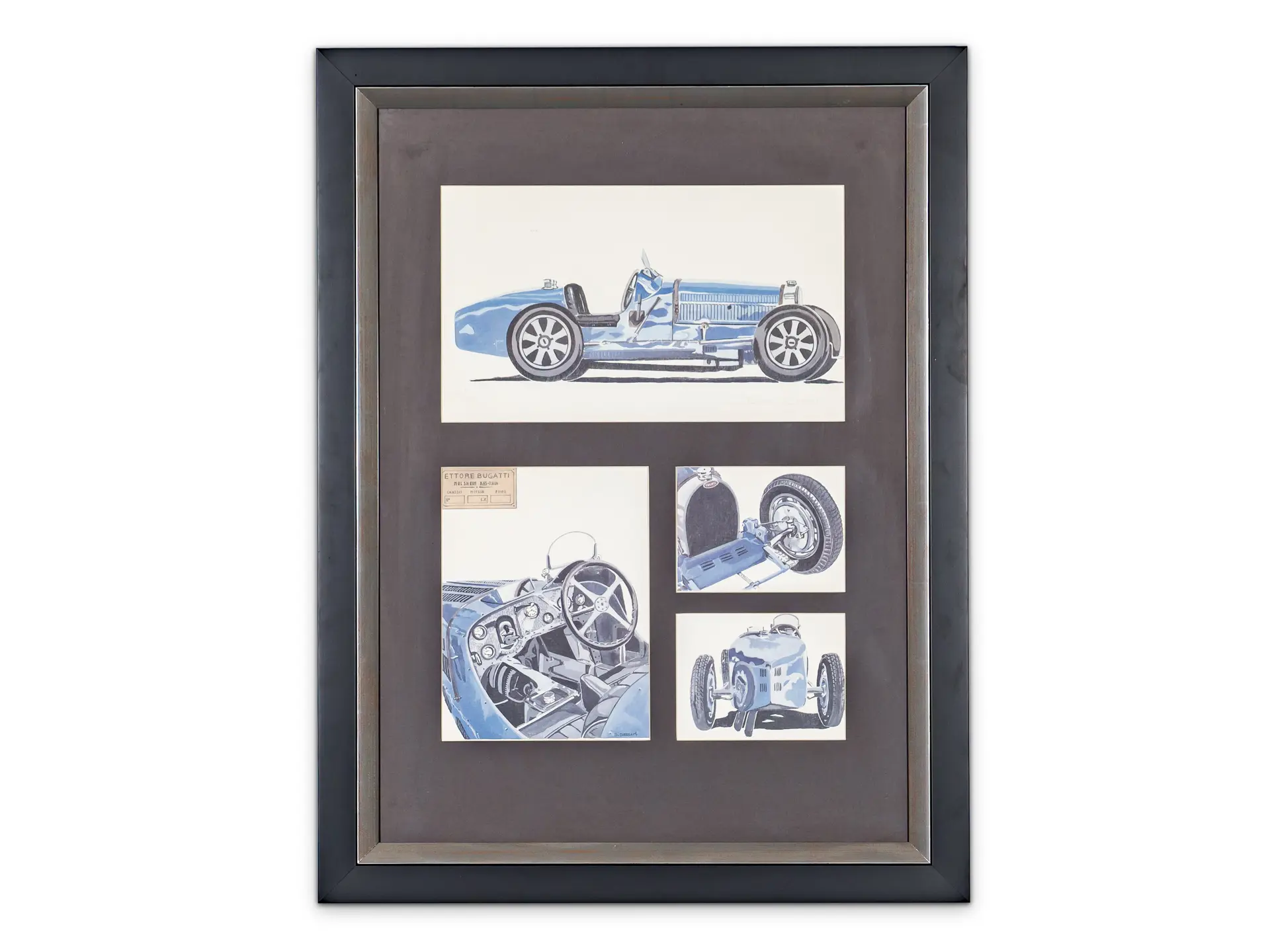 Bugatti Type 51 Framed Painting by Danielle Dessart | Hershey 2022 | RM ...