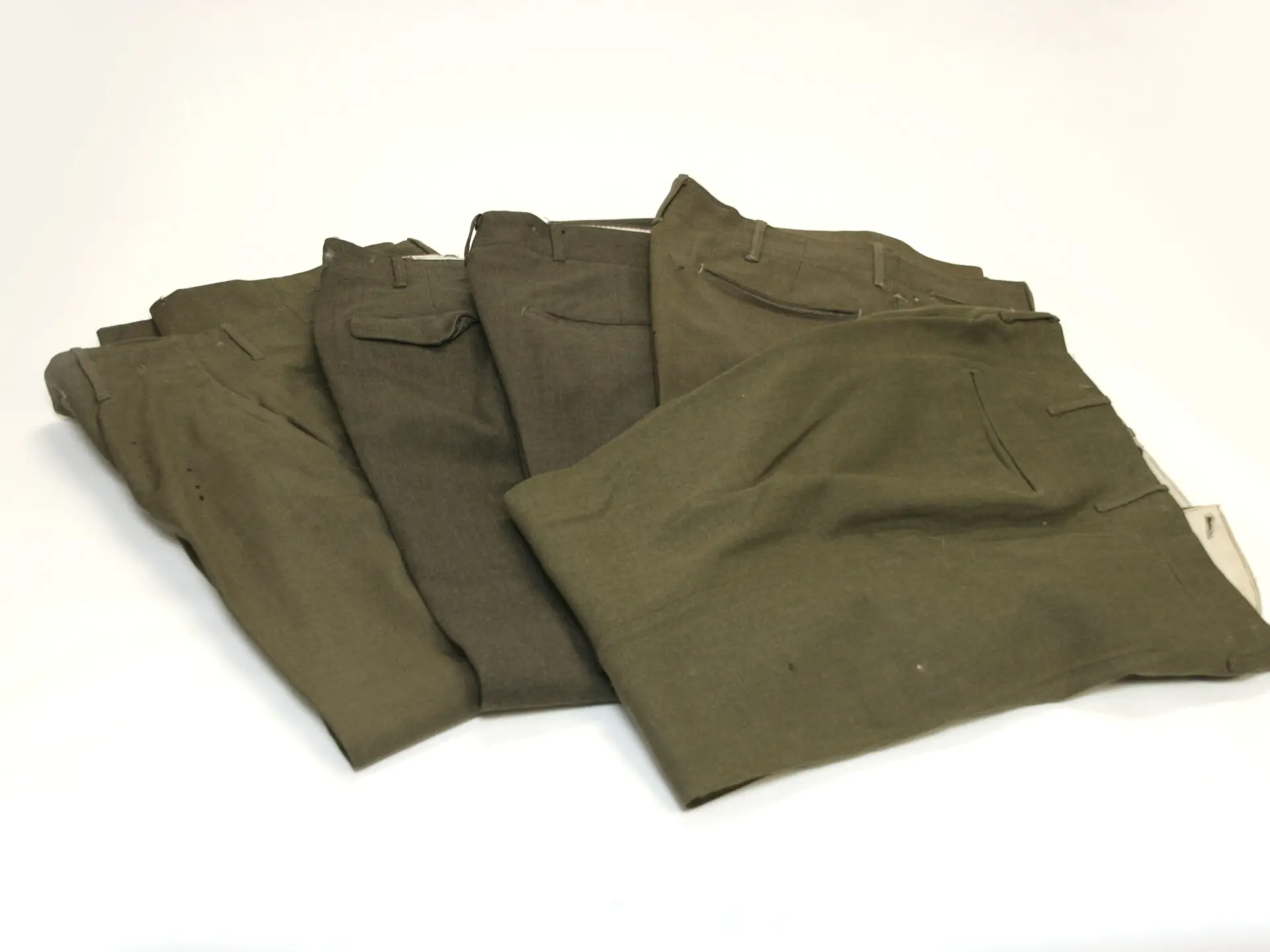 US Wool Military Pants - Five Pairs | The National Military History ...