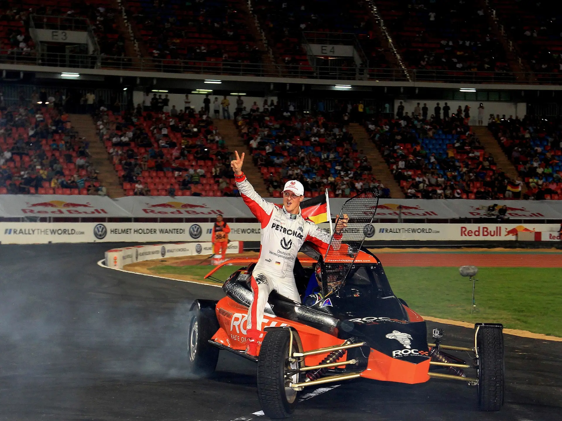 ROC car raced by M. Schumacher and S. Vettel in the 2012 Race of Champions | #Race Against Covid ...