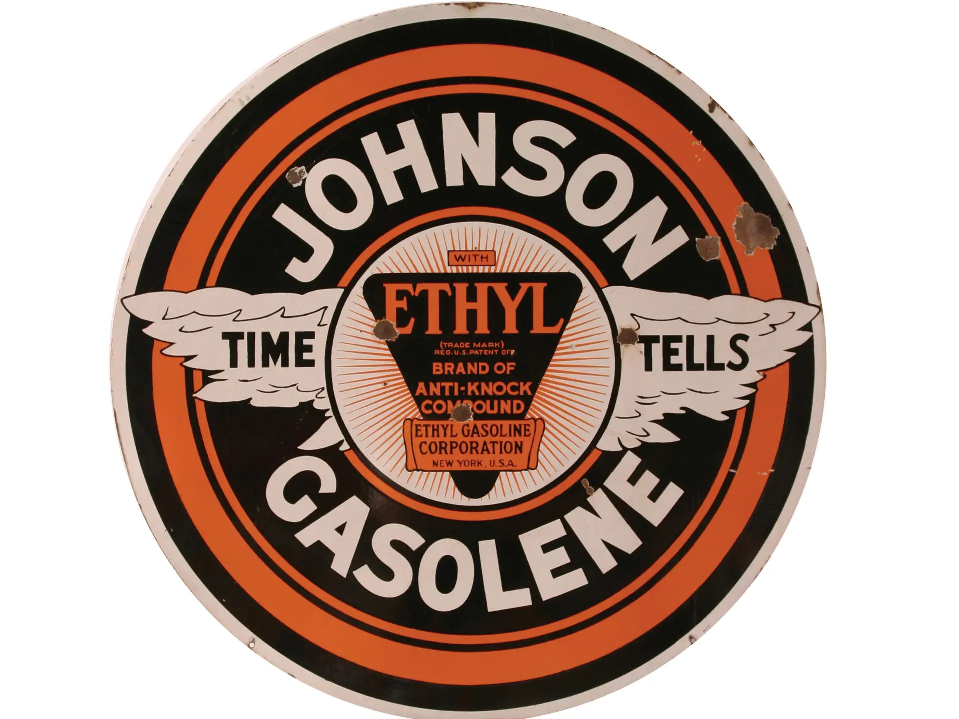 Johnson Gasolene with Ethyl | The Dingman Ford Collection | RM Sotheby's