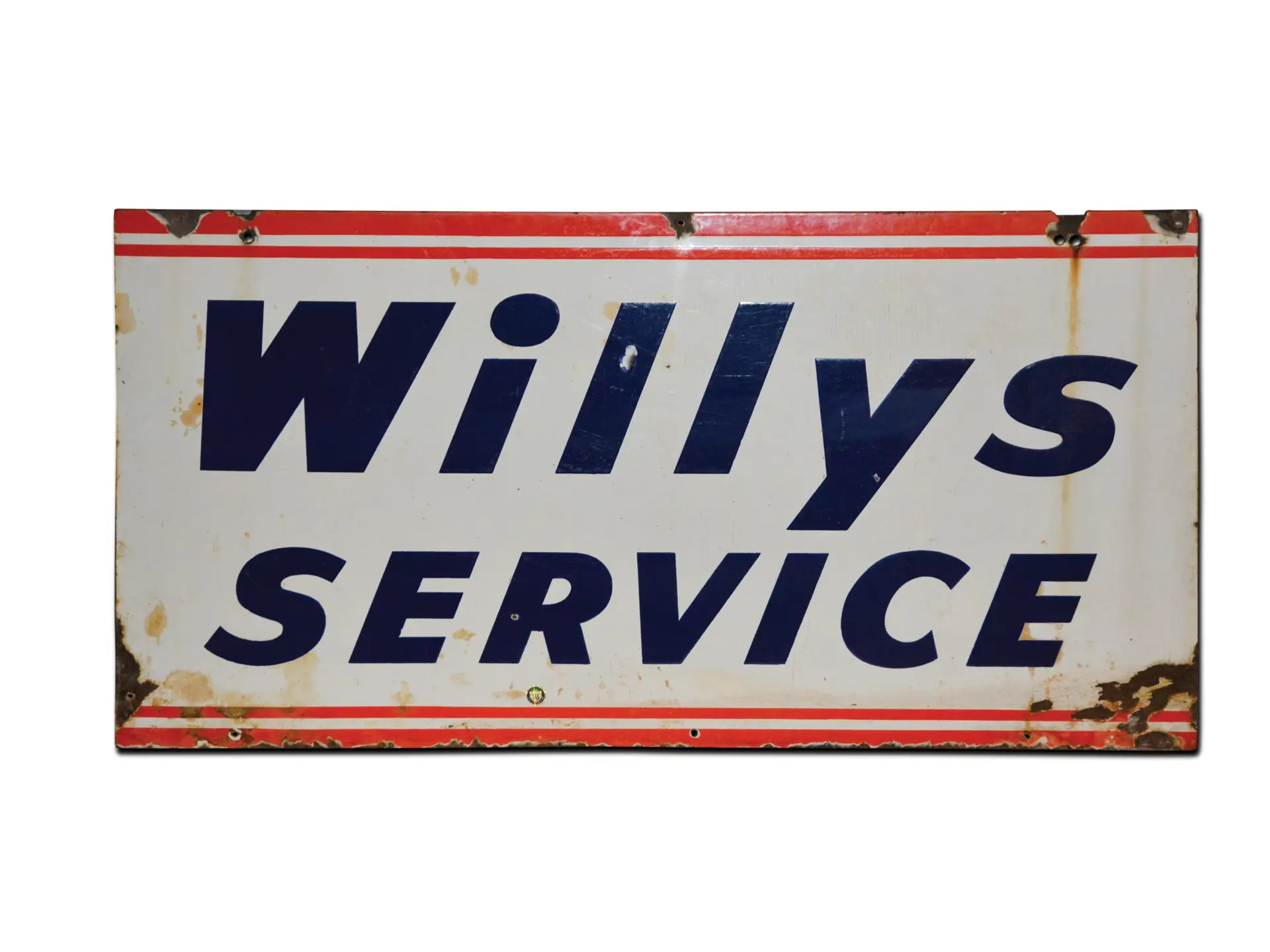Willys Service Double-Sided Porcelain Sign | Fort Lauderdale 2019 | RM ...