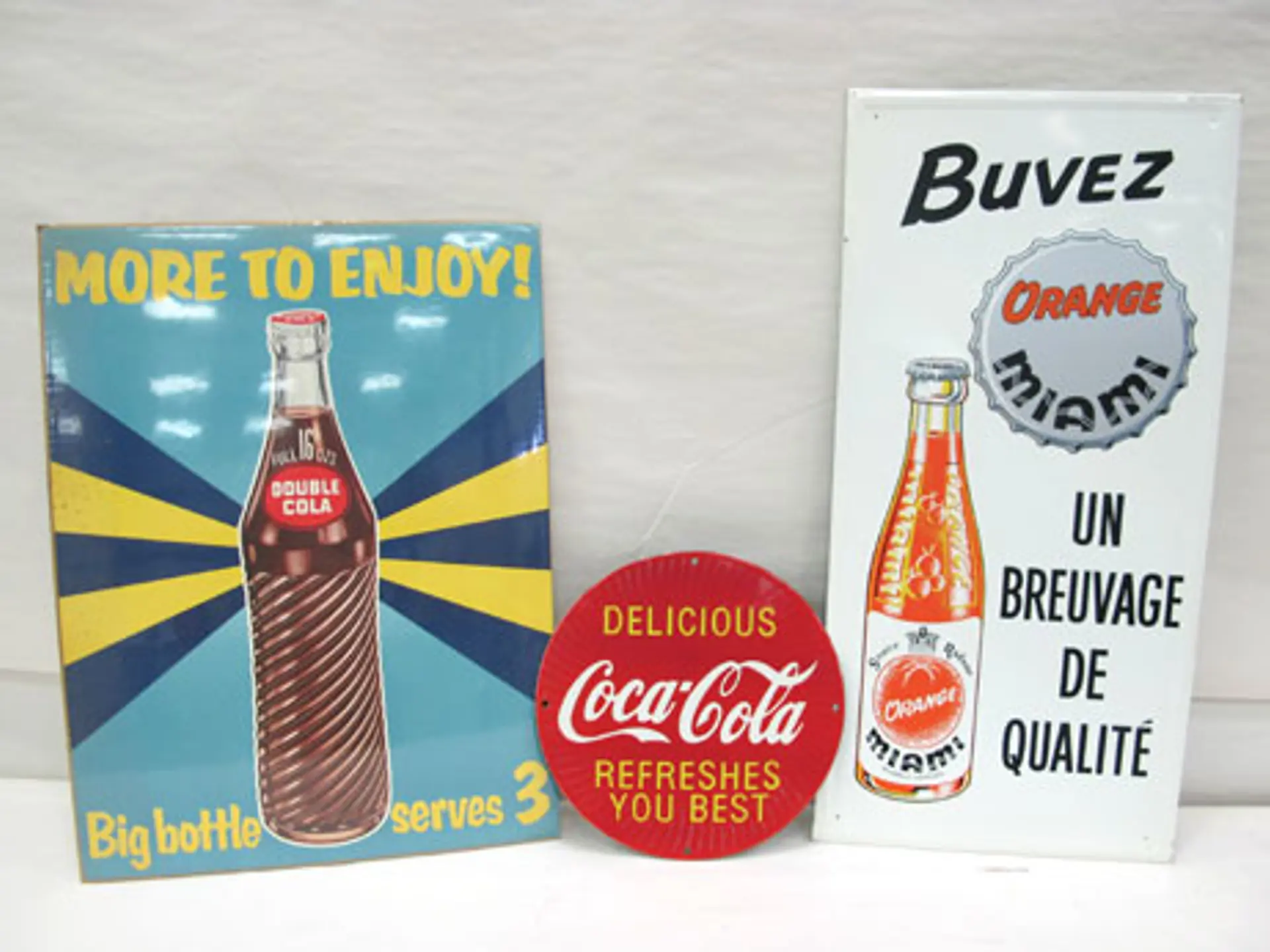 Coca-Cola DSP Miami orange SST & double Cola poster | Auburn Spring ...