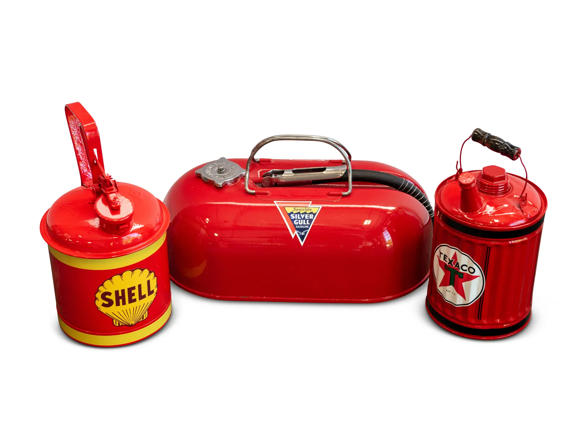 Shell, Silver Gull, and Texaco Fuel Cans | Gene Ponder Collection | RM ...