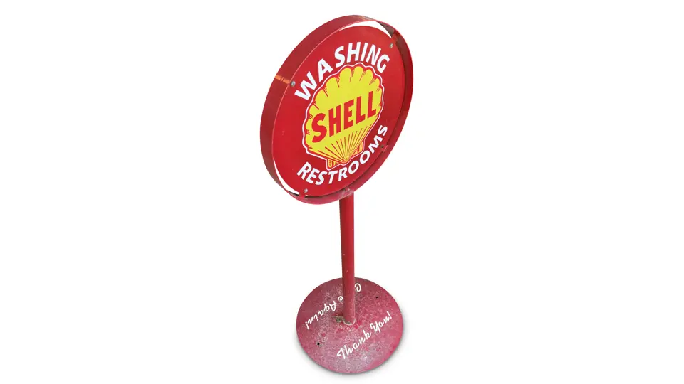 Shell Soft Drink and Restroom Curb Sign | Gene Ponder Collection | RM ...