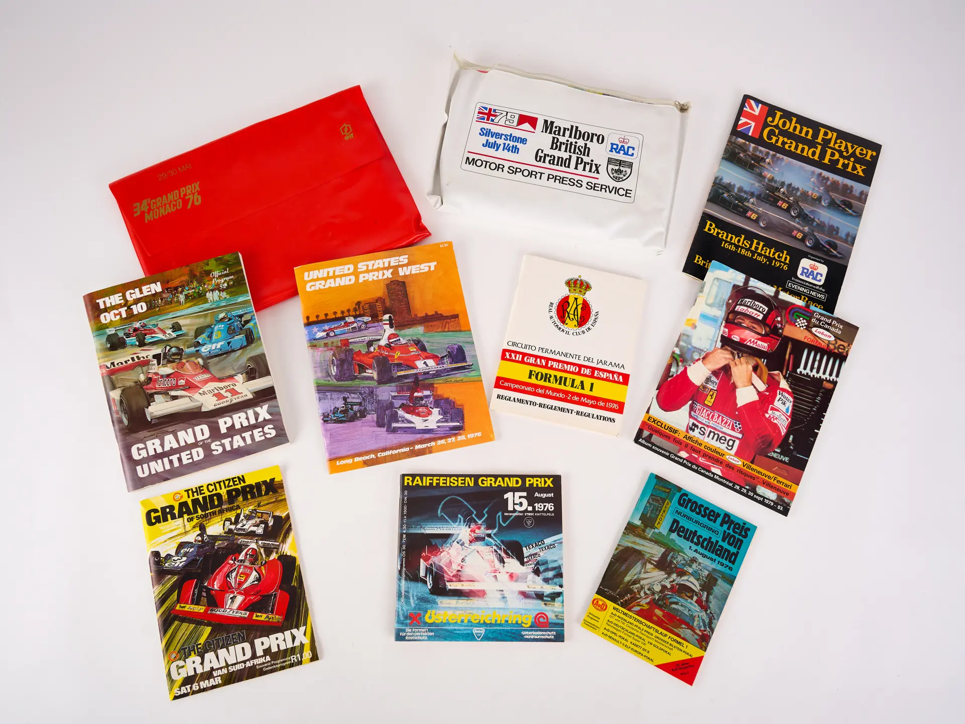 1976-1979 Formula 1 Racing Programmes | The February Memorabilia Sale ...