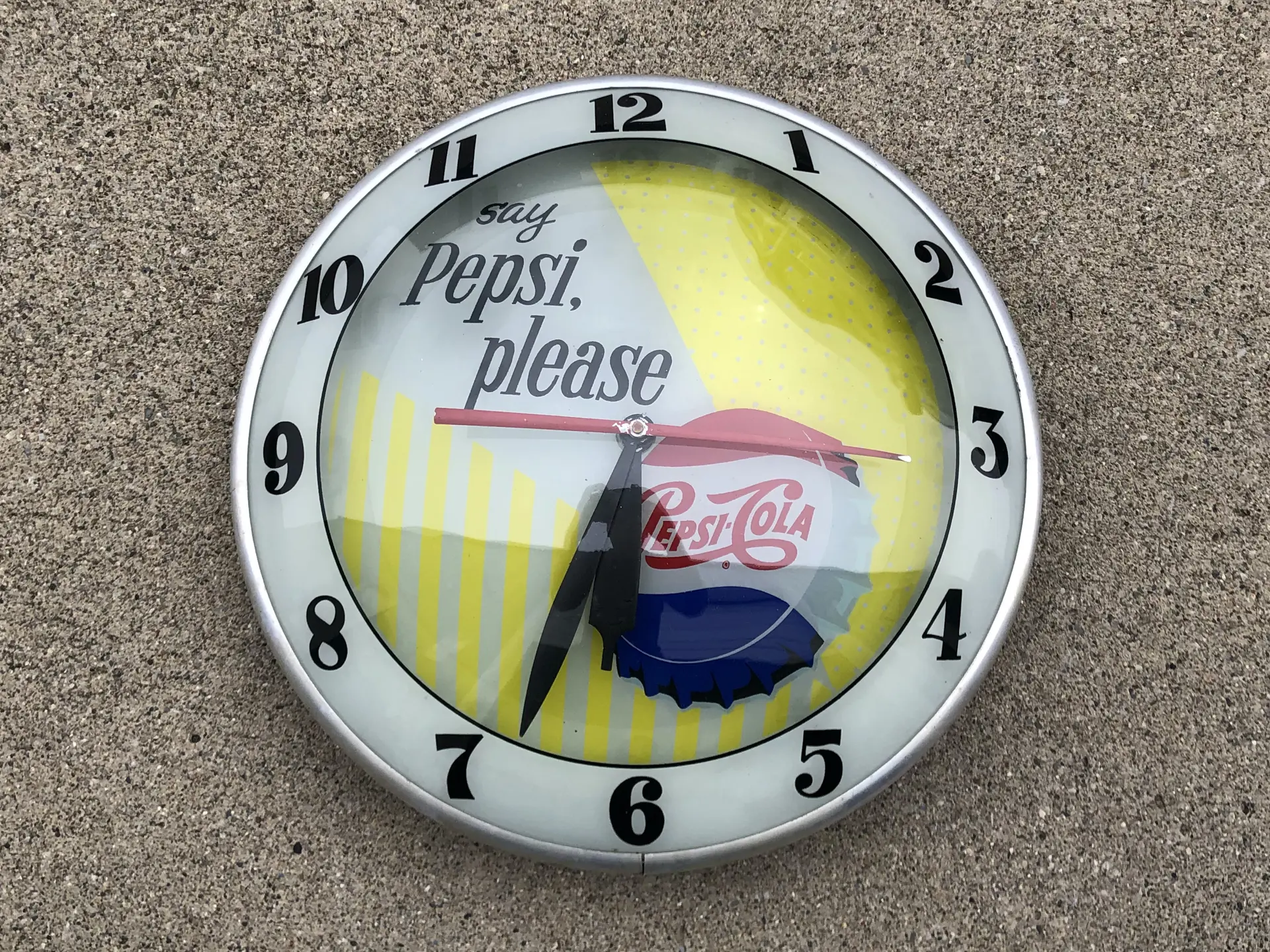 "Say Pepsi, Please" Double-Bubble Clock | Open Roads, April 2021 | RM ...